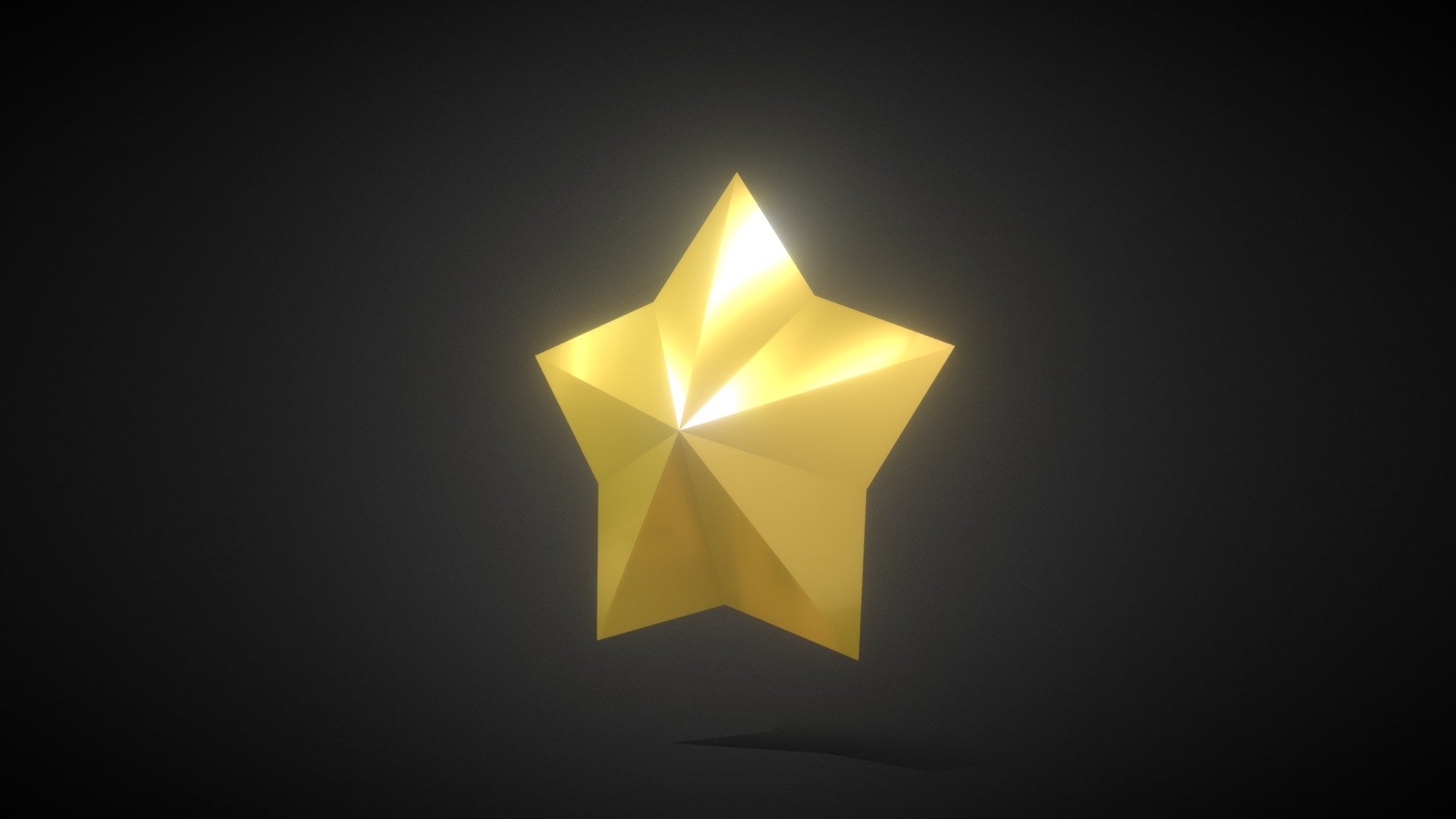 Fat Gold Star - Buy Royalty Free 3D model by Roberto Chiaveri (@roberto ...