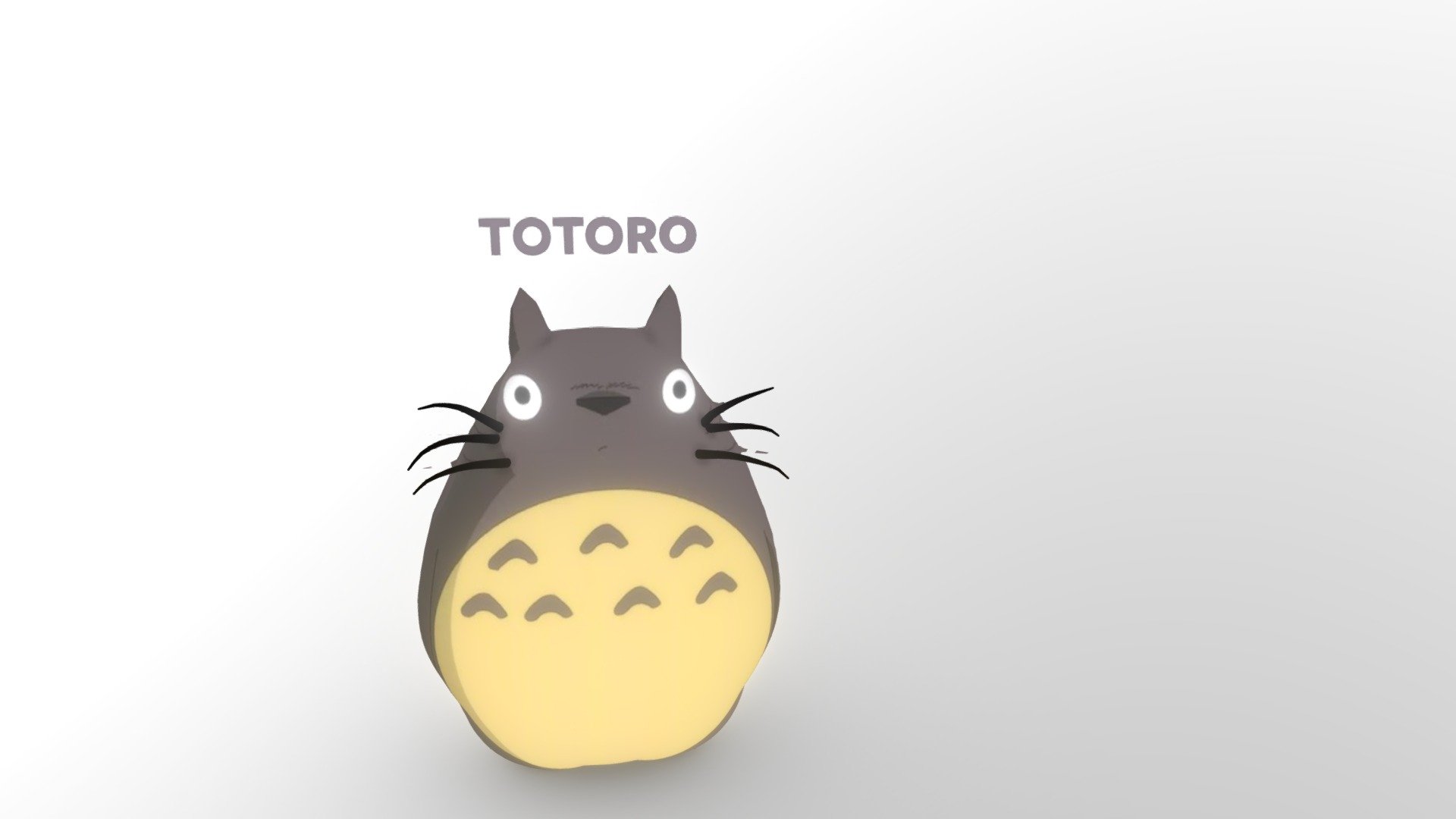 totoro - Download Free 3D model by adeliashf [609402f] - Sketchfab