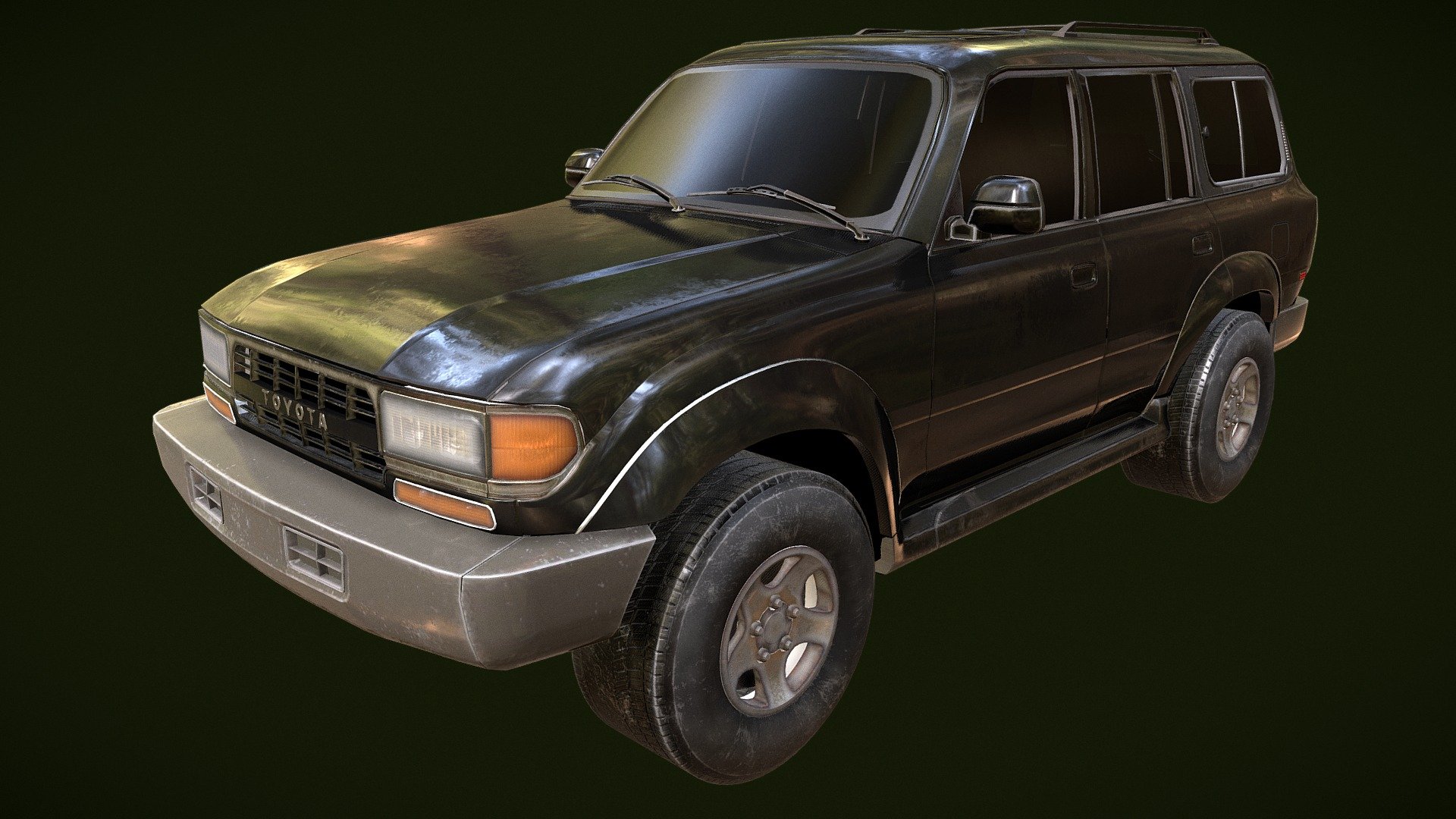 Toyota FJ80 Landcruiser - 3D model by MC Ali (@mcali_13) [6094253 ...
