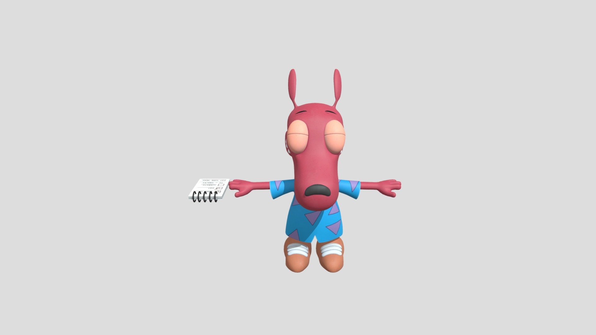Rocko (mad) - 3D model by thegageinator_real [6095401] - Sketchfab