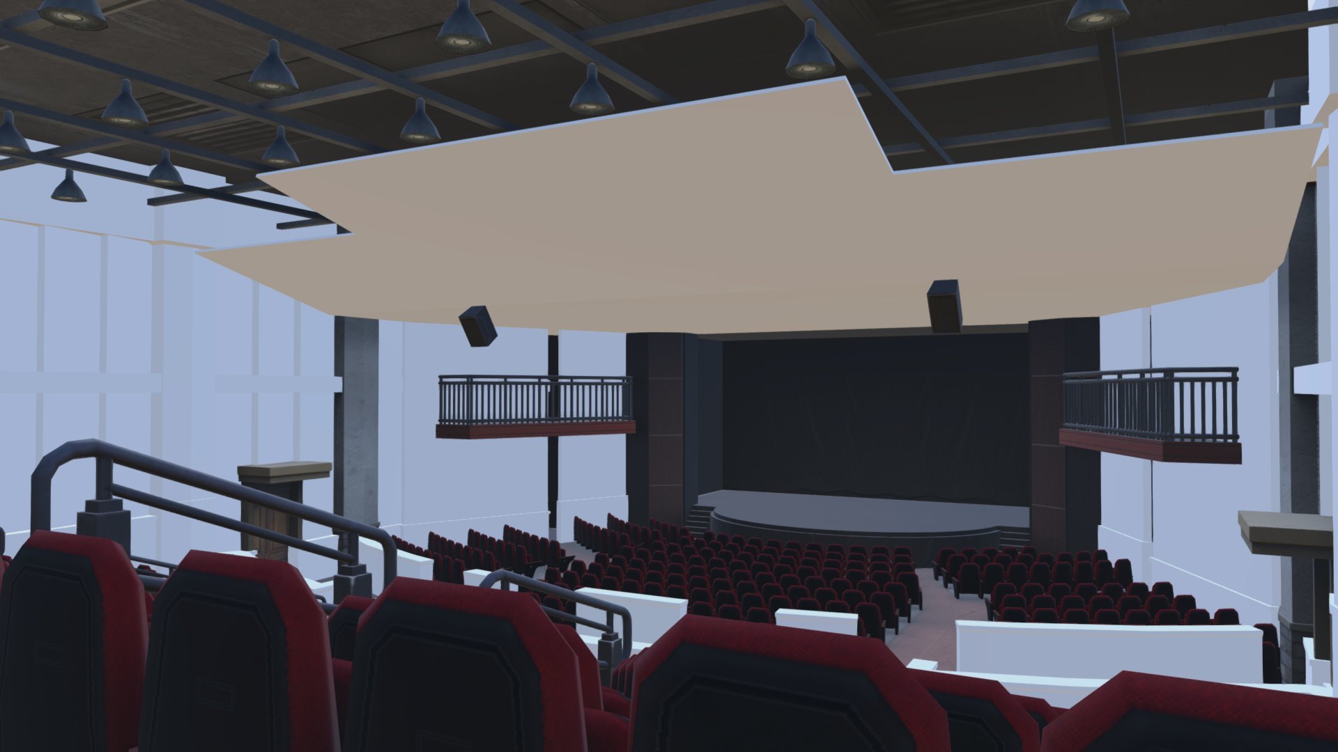 Modern Theatre - 3D model by Intelligent Education ...