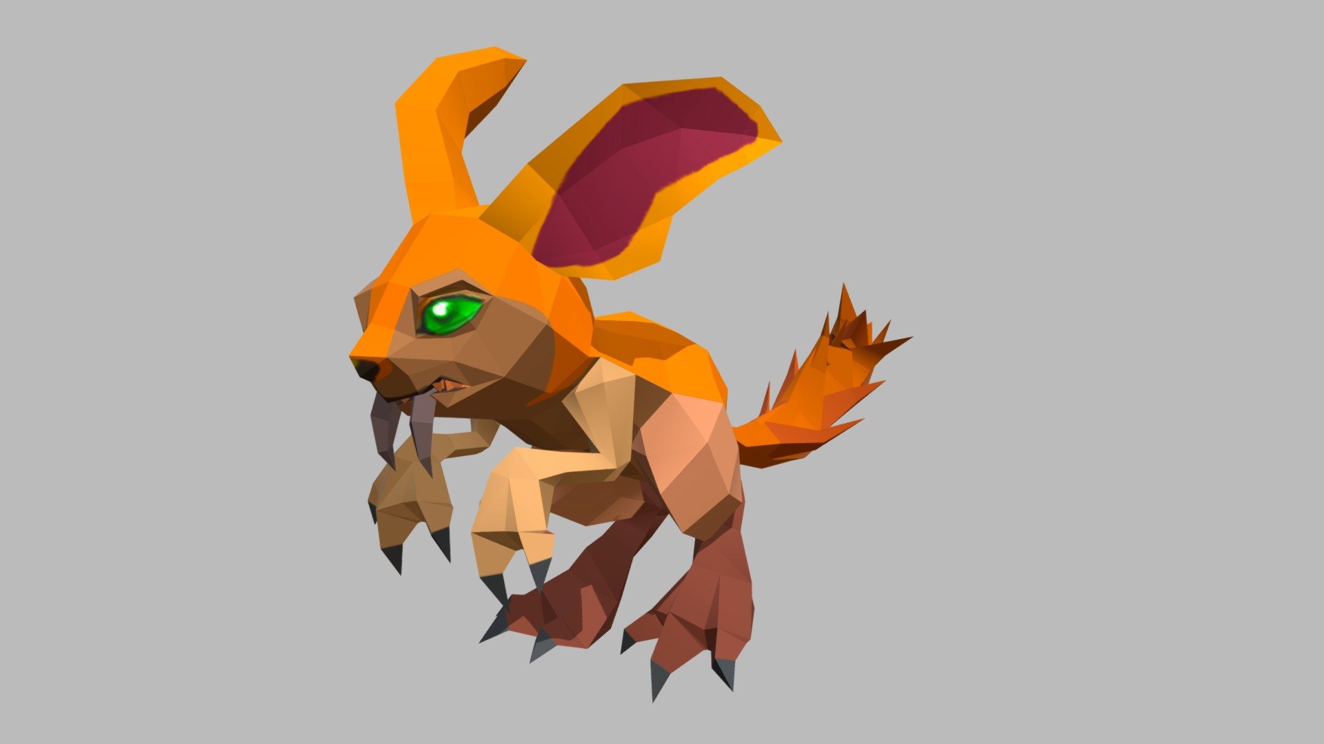Rabbit Monster - 3D model by josluat91 [6095e08] - Sketchfab