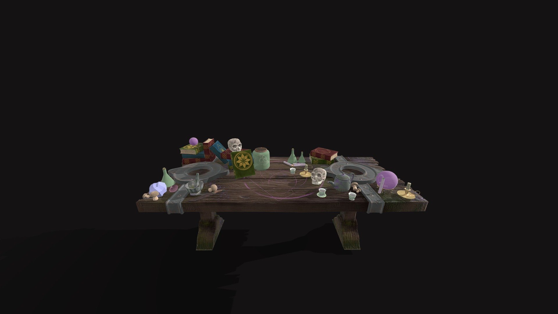 Witches Table - 3D model by Ira Villaruel (@iravillaruel) [609609a ...