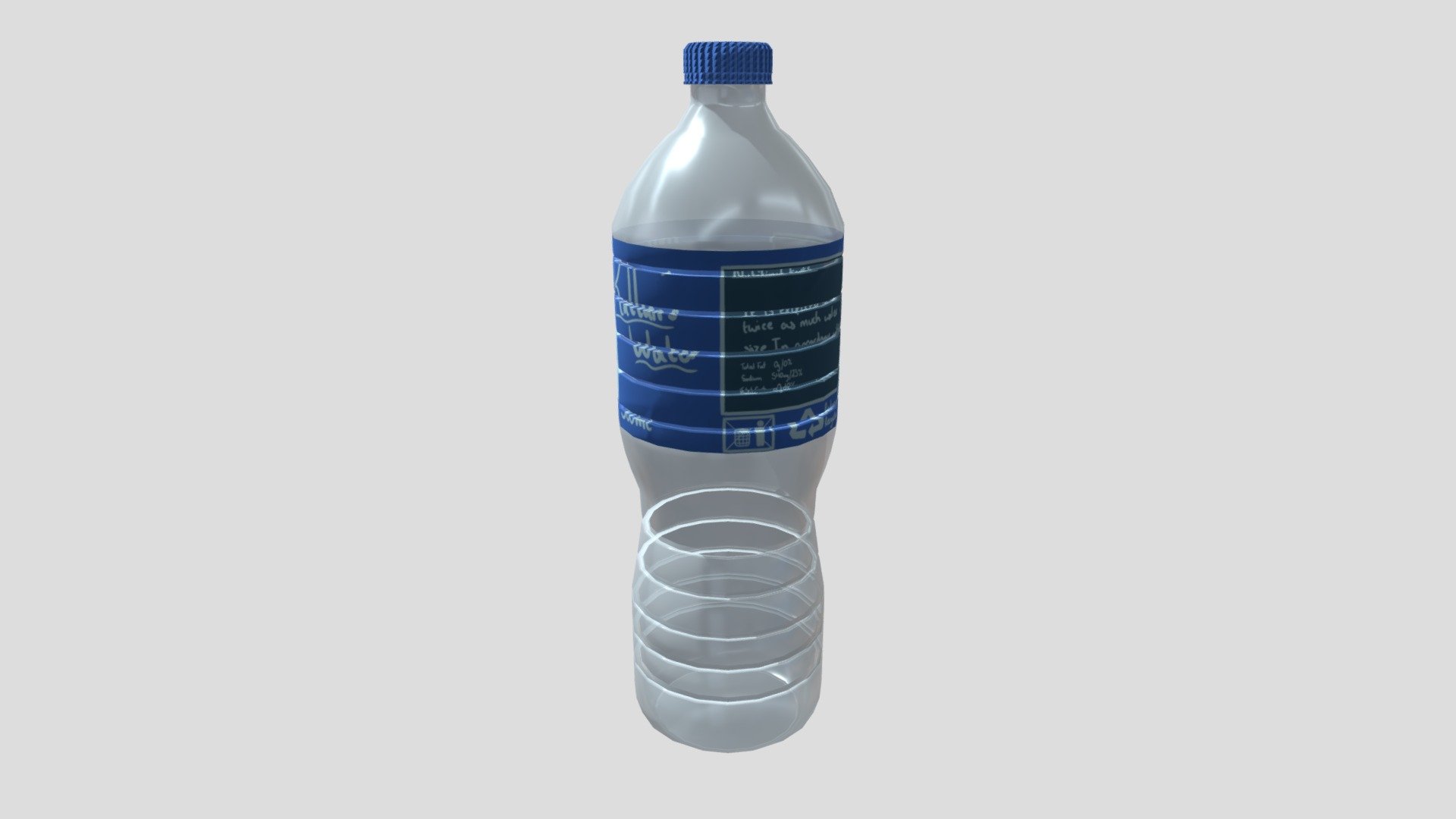 Waterbottle - 3D model by EBoyes [6096872] - Sketchfab