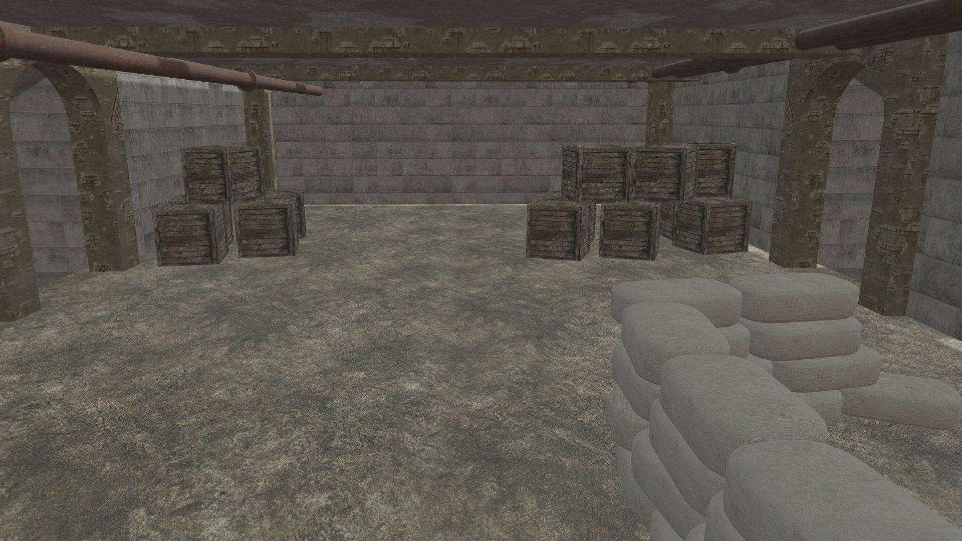 abandoned bunker, post-apocalyptic bunker. - 3D model by Alex_Vikodin ...