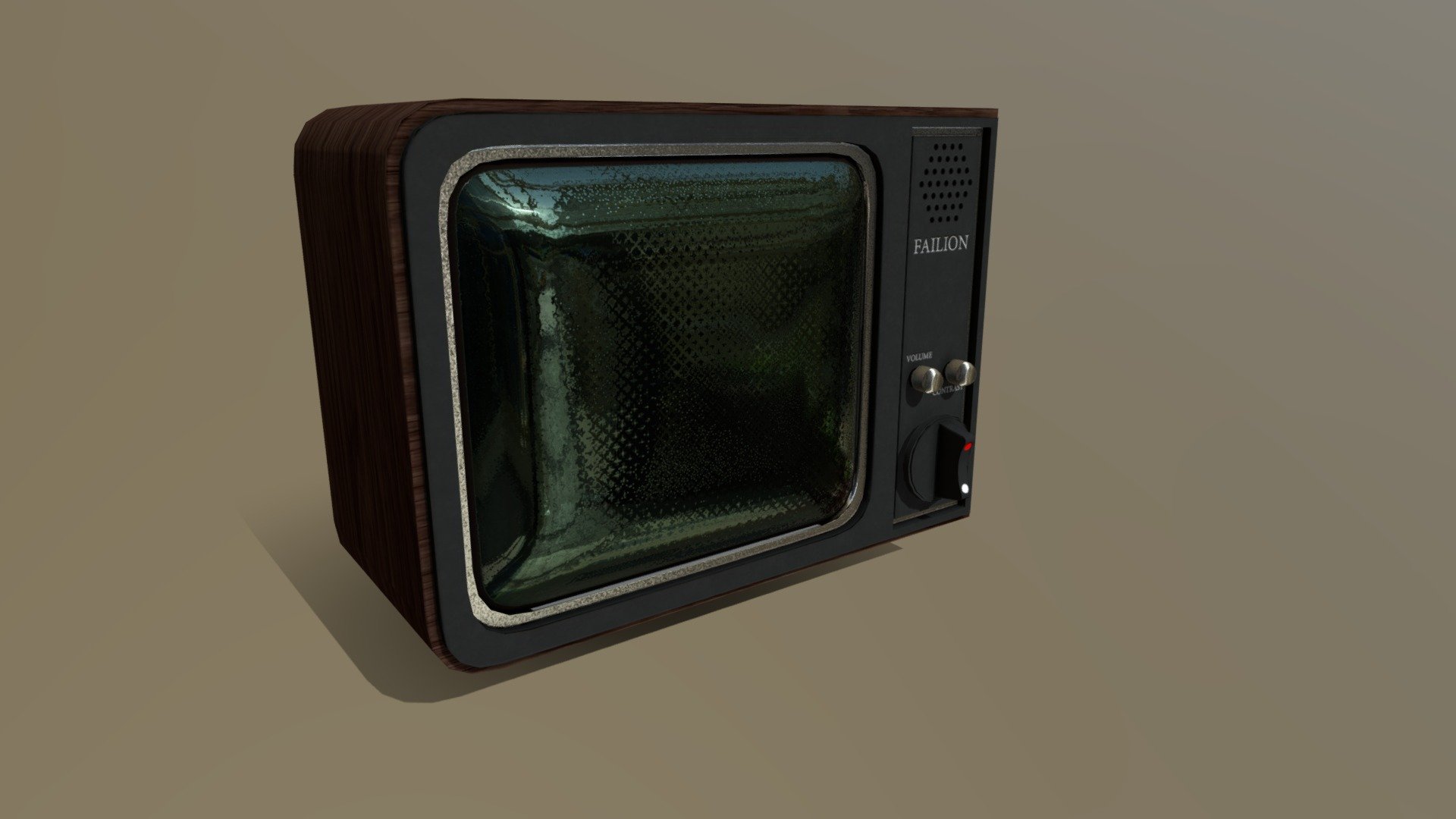 Old TV 01 - Download Free 3D model by Aki_Kato [6099a95] - Sketchfab