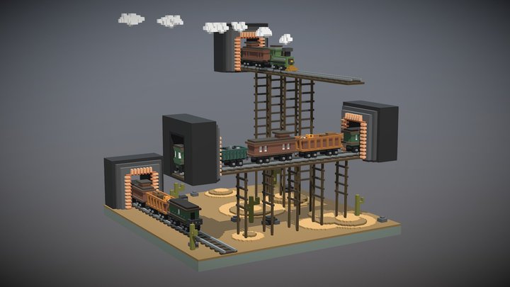 Orthographic 3D models - Sketchfab