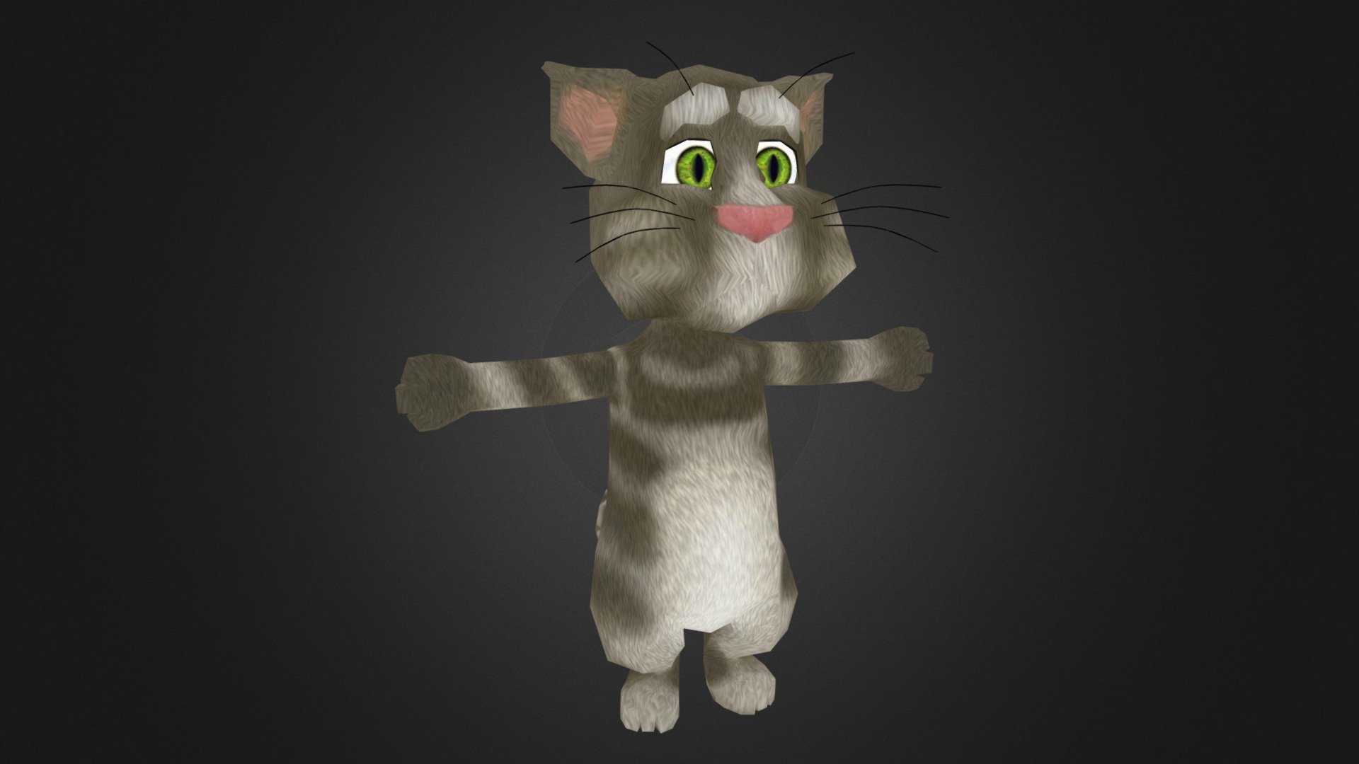 low-poly-talking-tom-talking-friends-outfit7 - 3D model by darewaweru ...