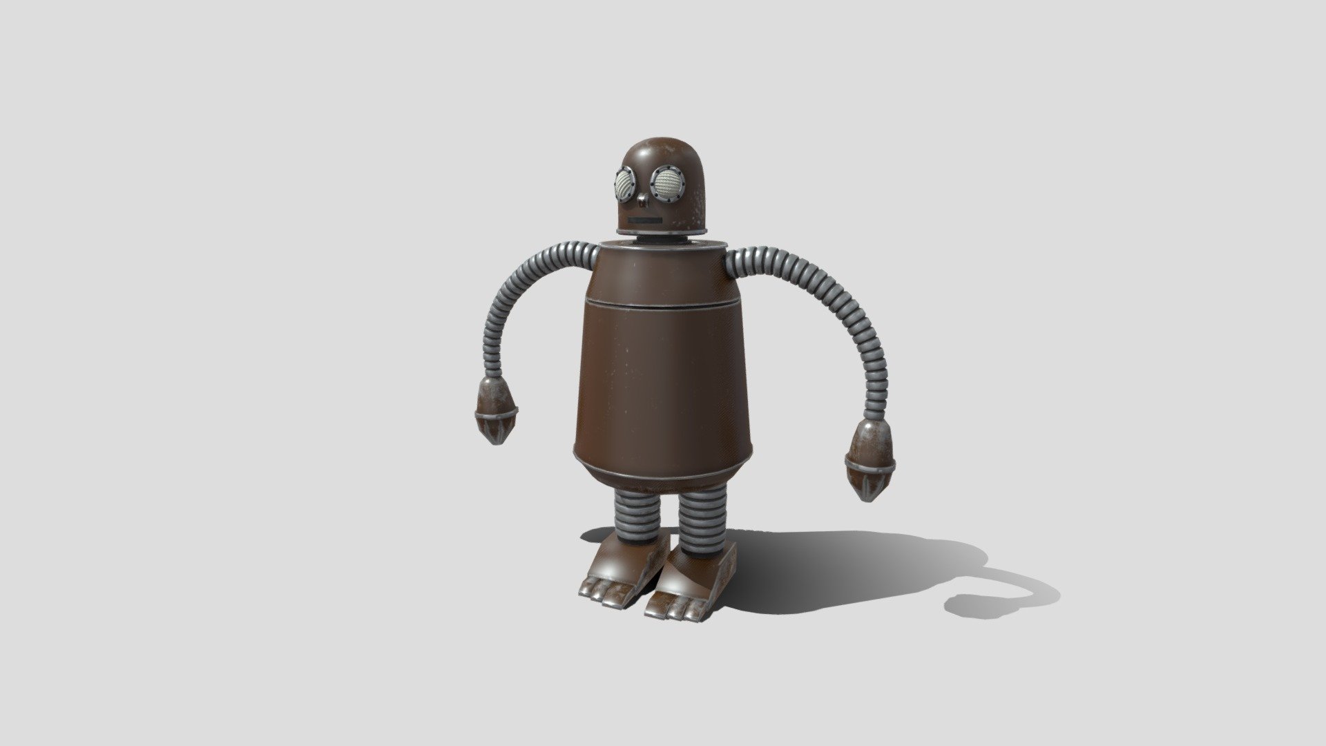 Robot FBX - 3D model by Amplion [6099f01] - Sketchfab