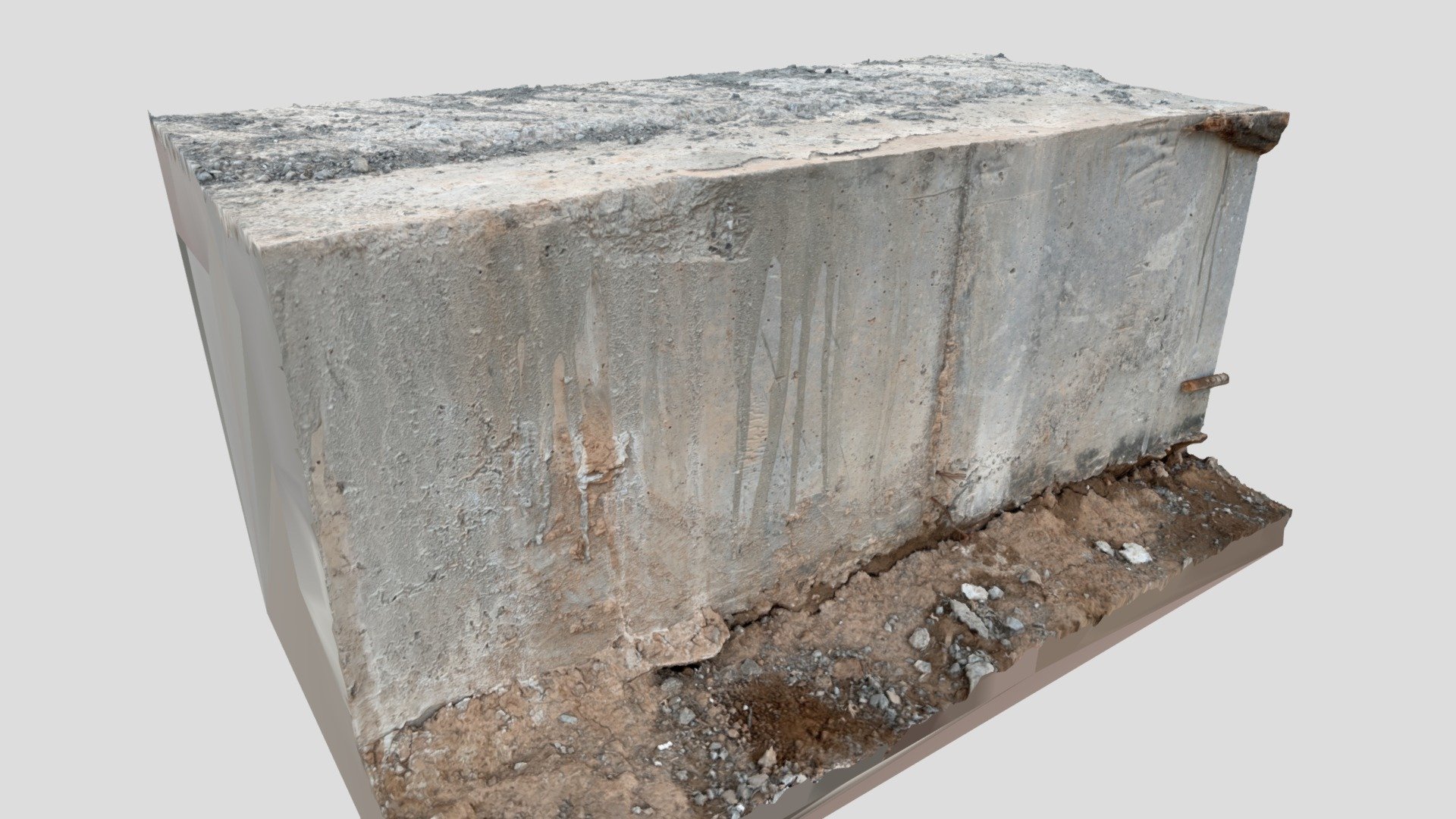Concrete Ledge - Download Free 3D model by ahmedsaeedmirza [609b209 ...