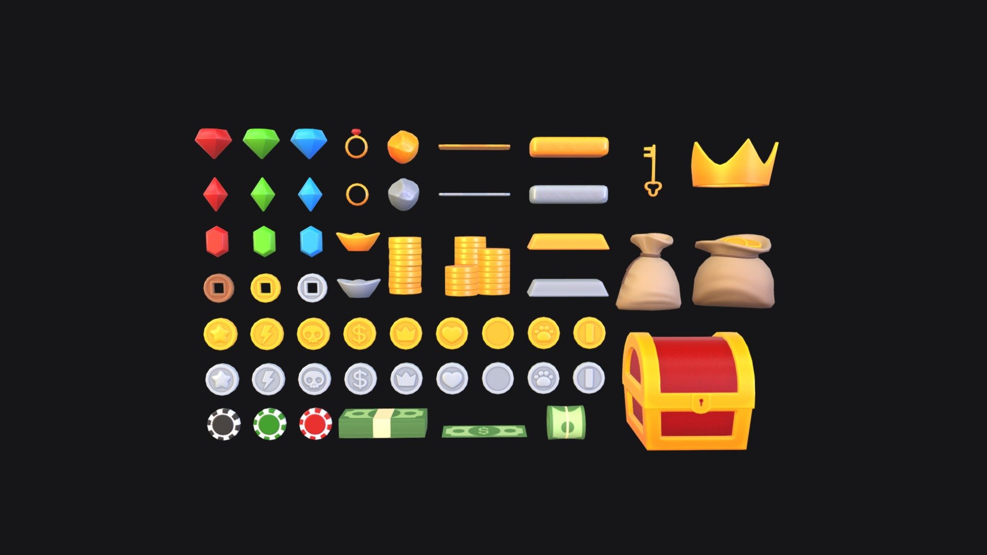 Reward Pack - Buy Royalty Free 3D model by bariacg [609d433 ...