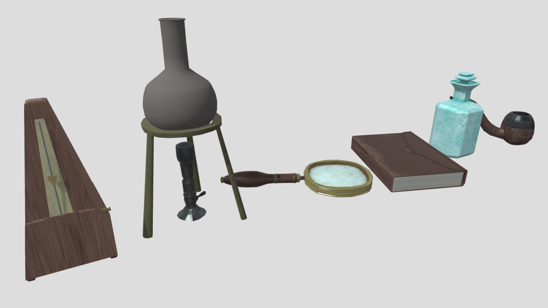 Victorian Crime Solving Props - 3D model by MakaylaCarson [609d4d0 ...