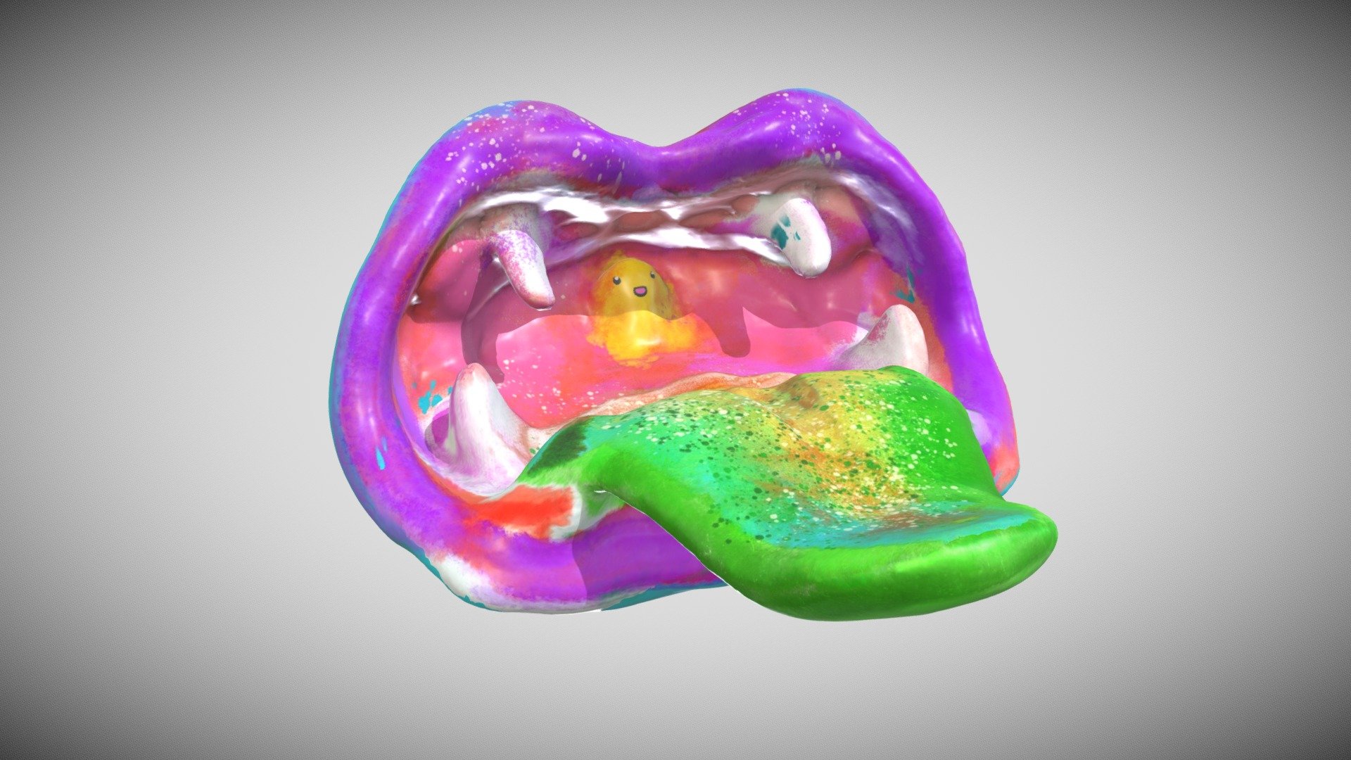 VAMPIRE THAT BITES ITS OWN TONGUE - Download Free 3D model by Jimmy ...