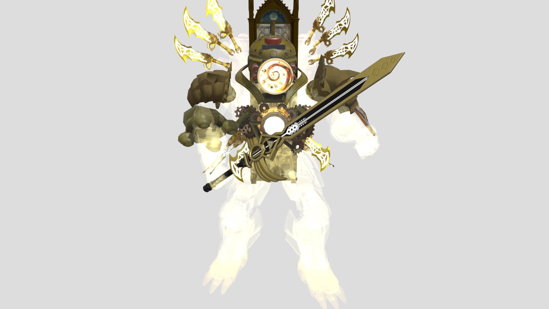 Ghost upgraded titan clockman - Download Free 3D model by Chewie ...