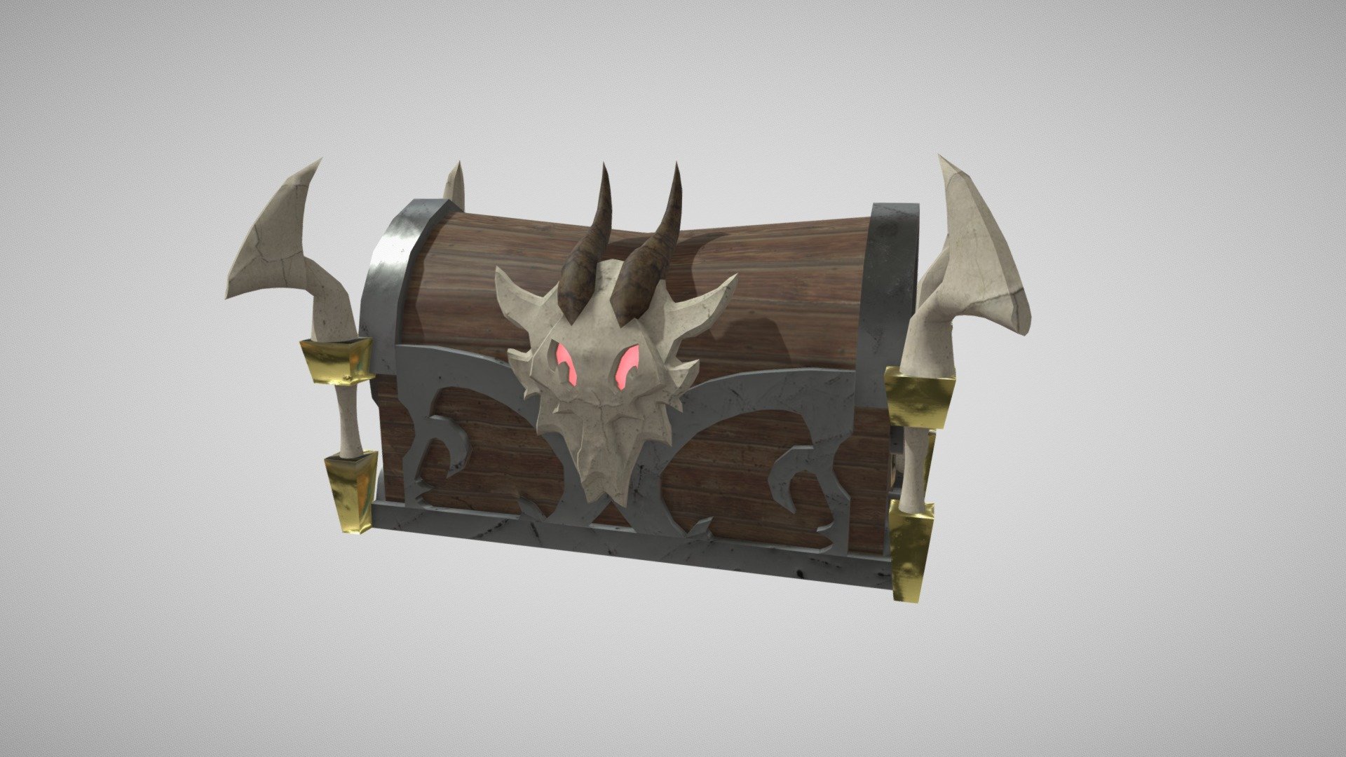 Fantasy Chest_School Project - 3D model by Mads Kalesse (@Mads_Kalesse ...