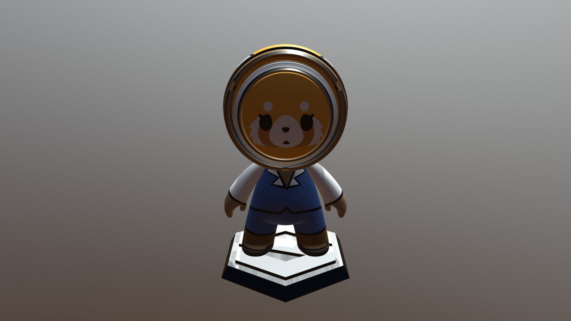 Retsuko - 3D model by Shaspio [60a2078] - Sketchfab