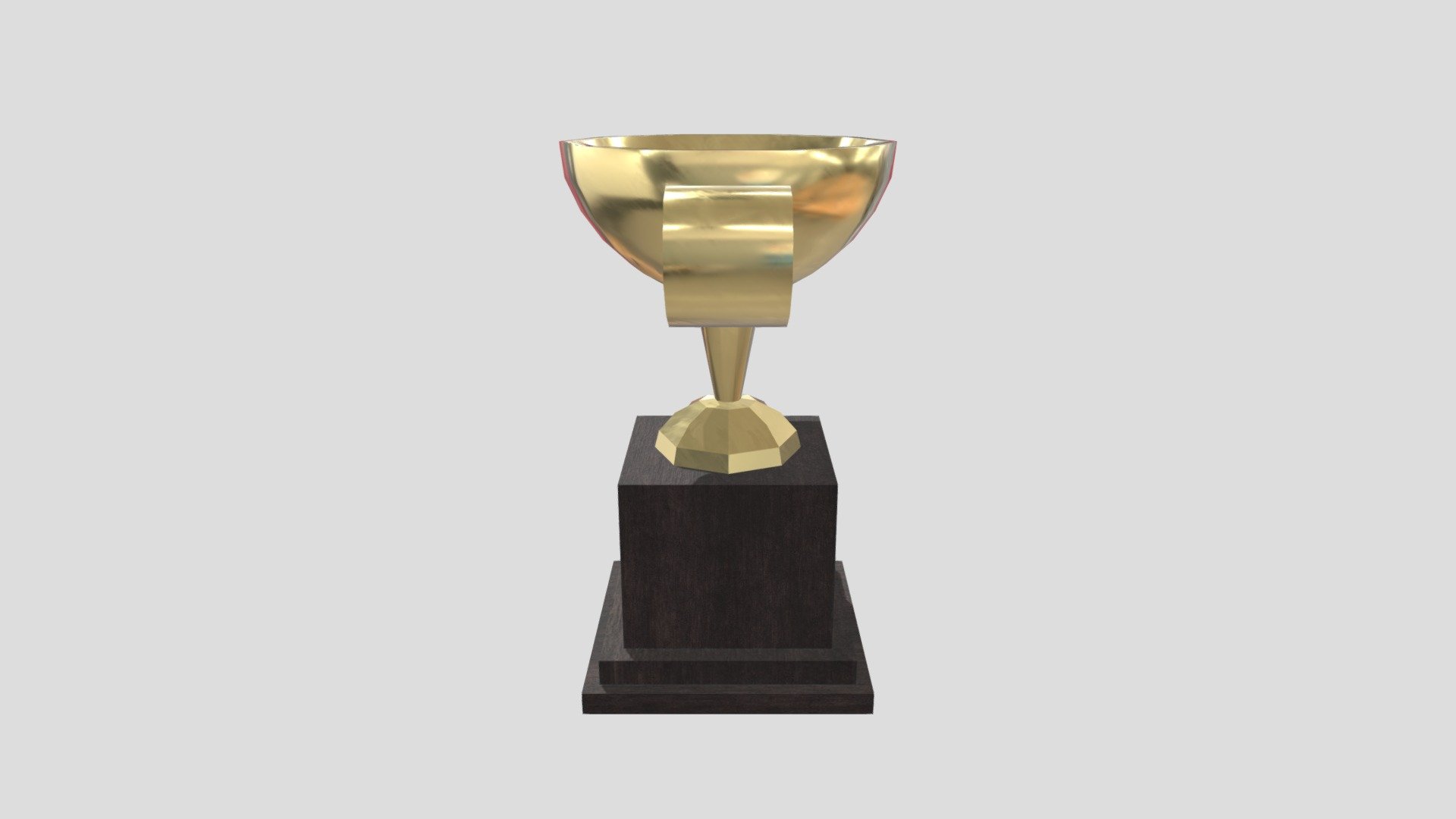 Trophy - Low Poly - Textured - 3D model by BecGreene [60a6411] - Sketchfab