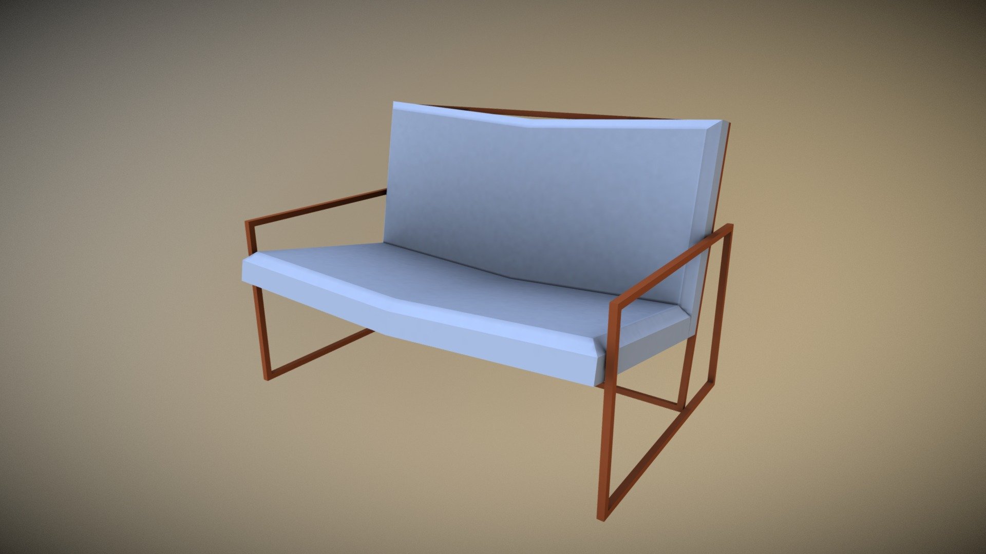 Couch - Household Props Challenge - 3D model by James Penman ...