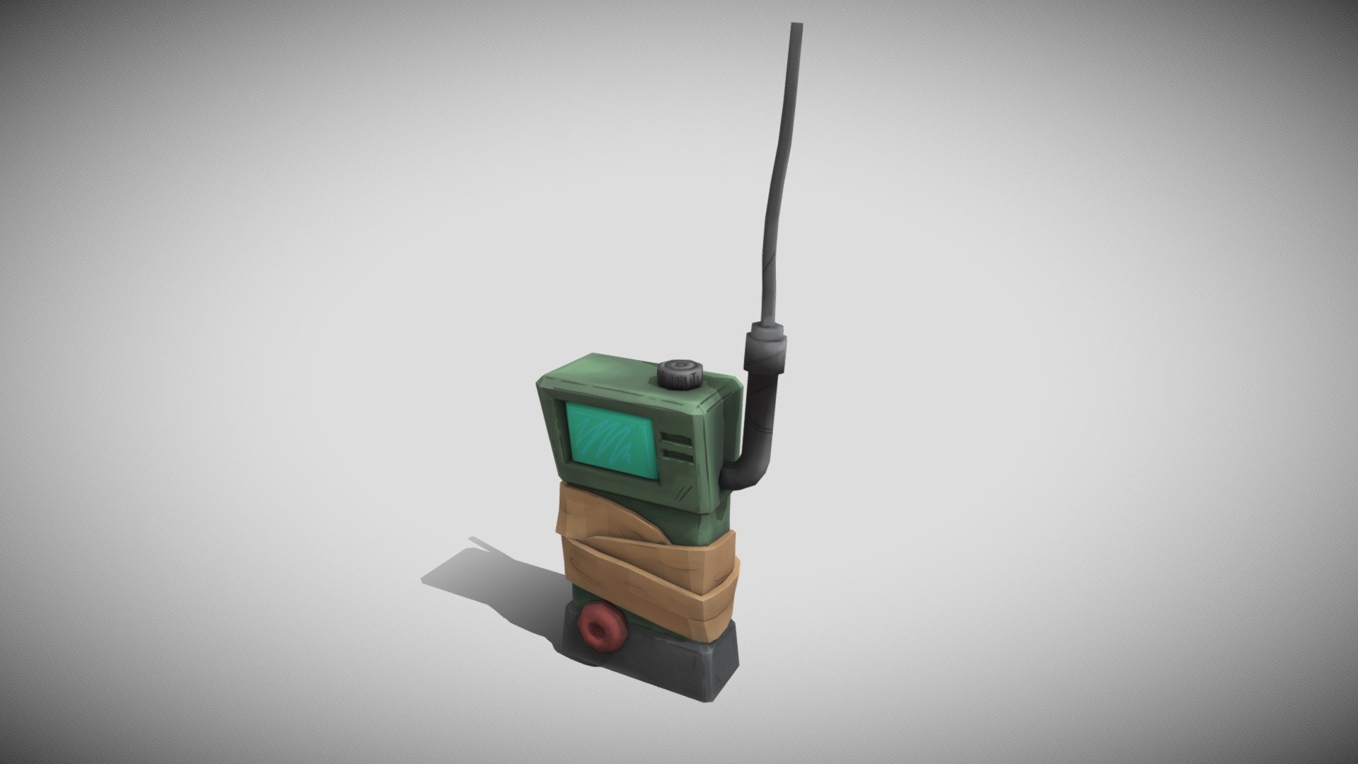 Hand painted Post-apocalyptic Device - 3D model by Teganroxburgh ...