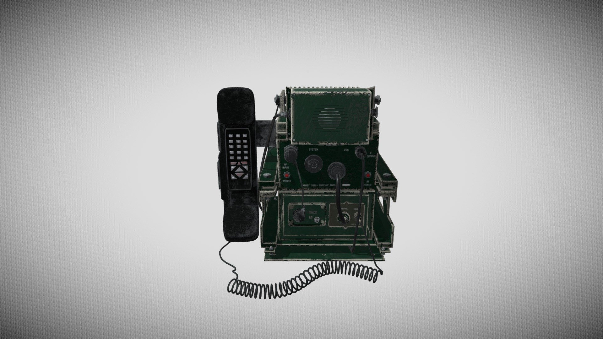 Barrett PRC-2082 Military Radio - 3D model by Agencia Chicle (@piluu ...
