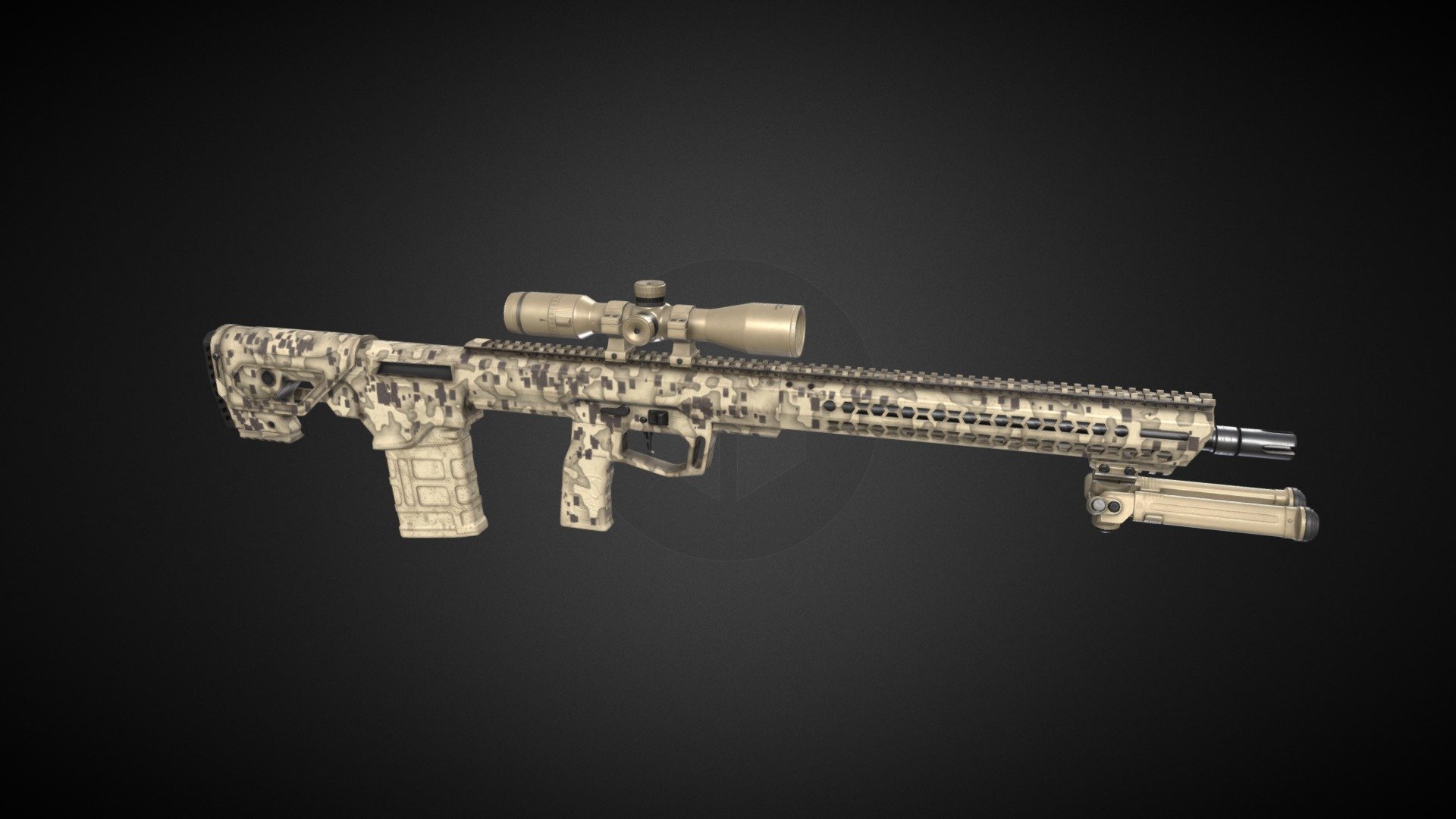 BRO Commando Rifle - Buy Royalty Free 3D model by Akinaro [60a7350 ...