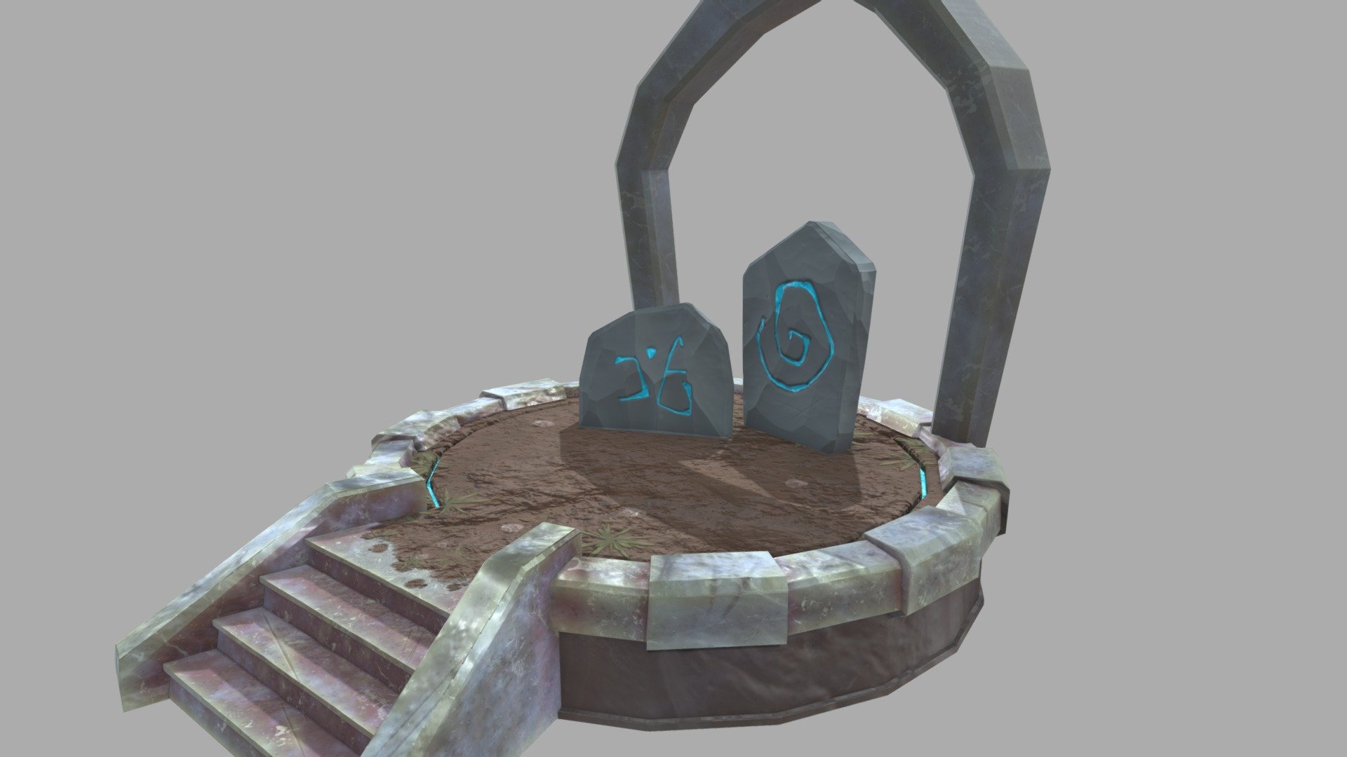 Stone portal - Download Free 3D model by Nadja May (@nadjamay) [60ab411 ...