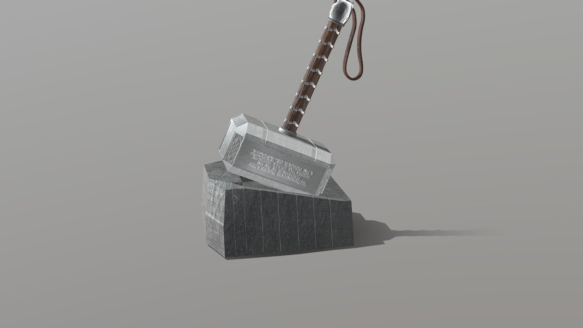 Mjolnir - 3D model by vengeful-97 [60ab8a2] - Sketchfab