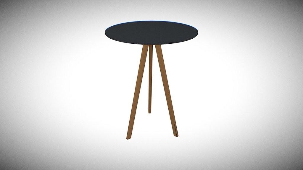 Amagni Table 110-black - Natural - 3D model by denkain [60abfd8 ...
