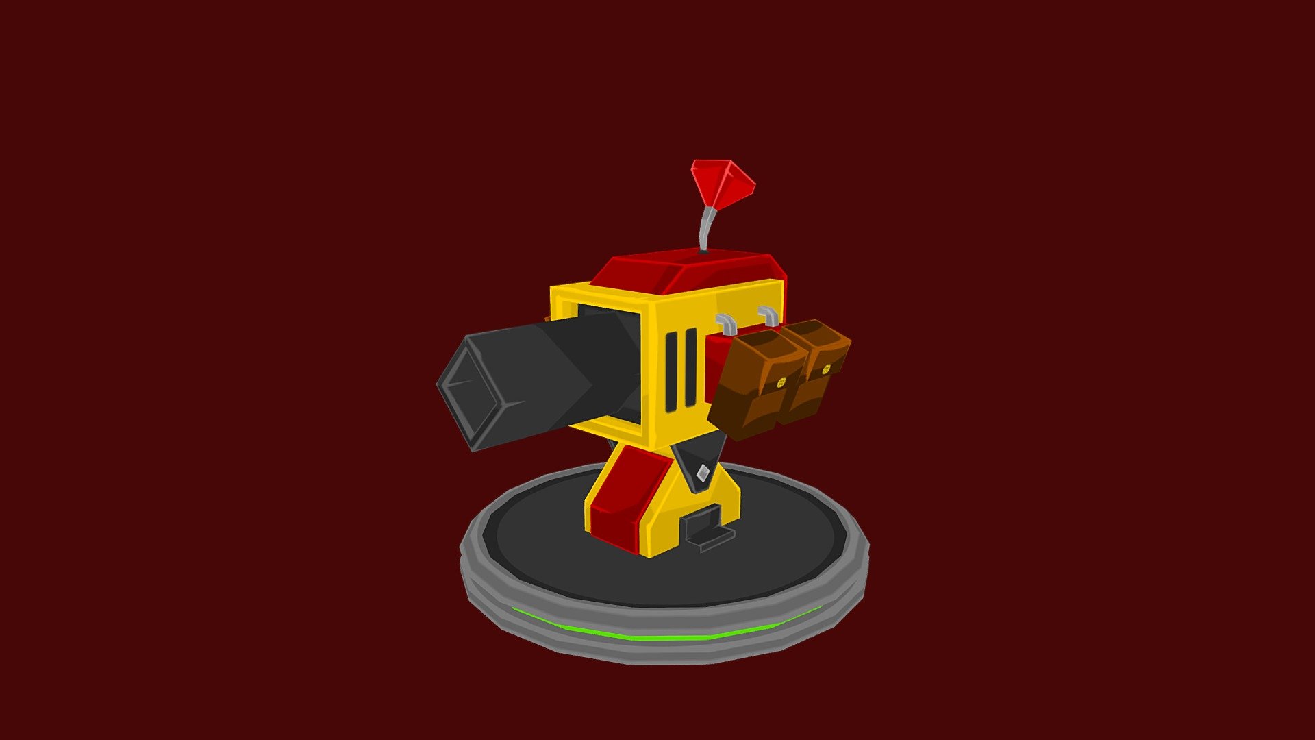 Little Turret - 3D model by Nectonius (@chocobo87) [60ac1ec] - Sketchfab