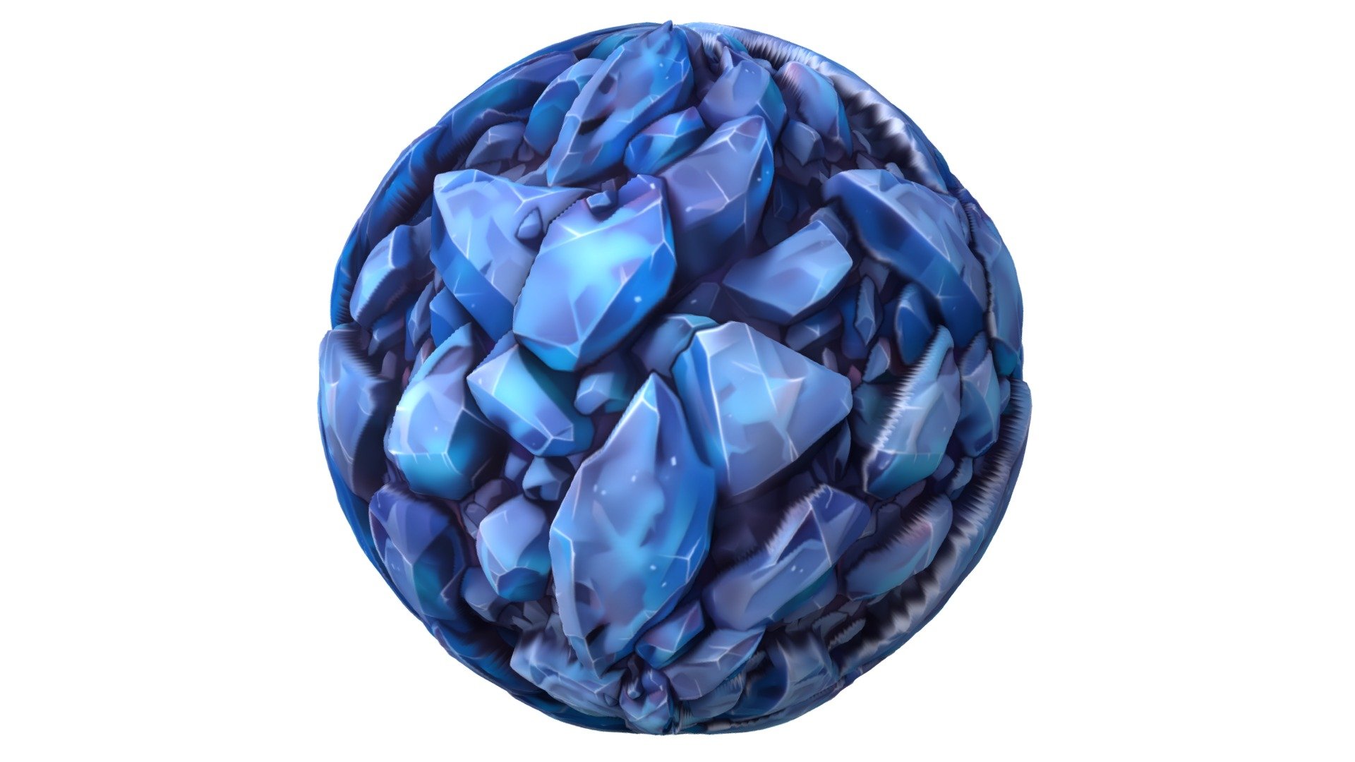 Stylized Crystal Seamless Texture - Buy Royalty Free 3D model by ...