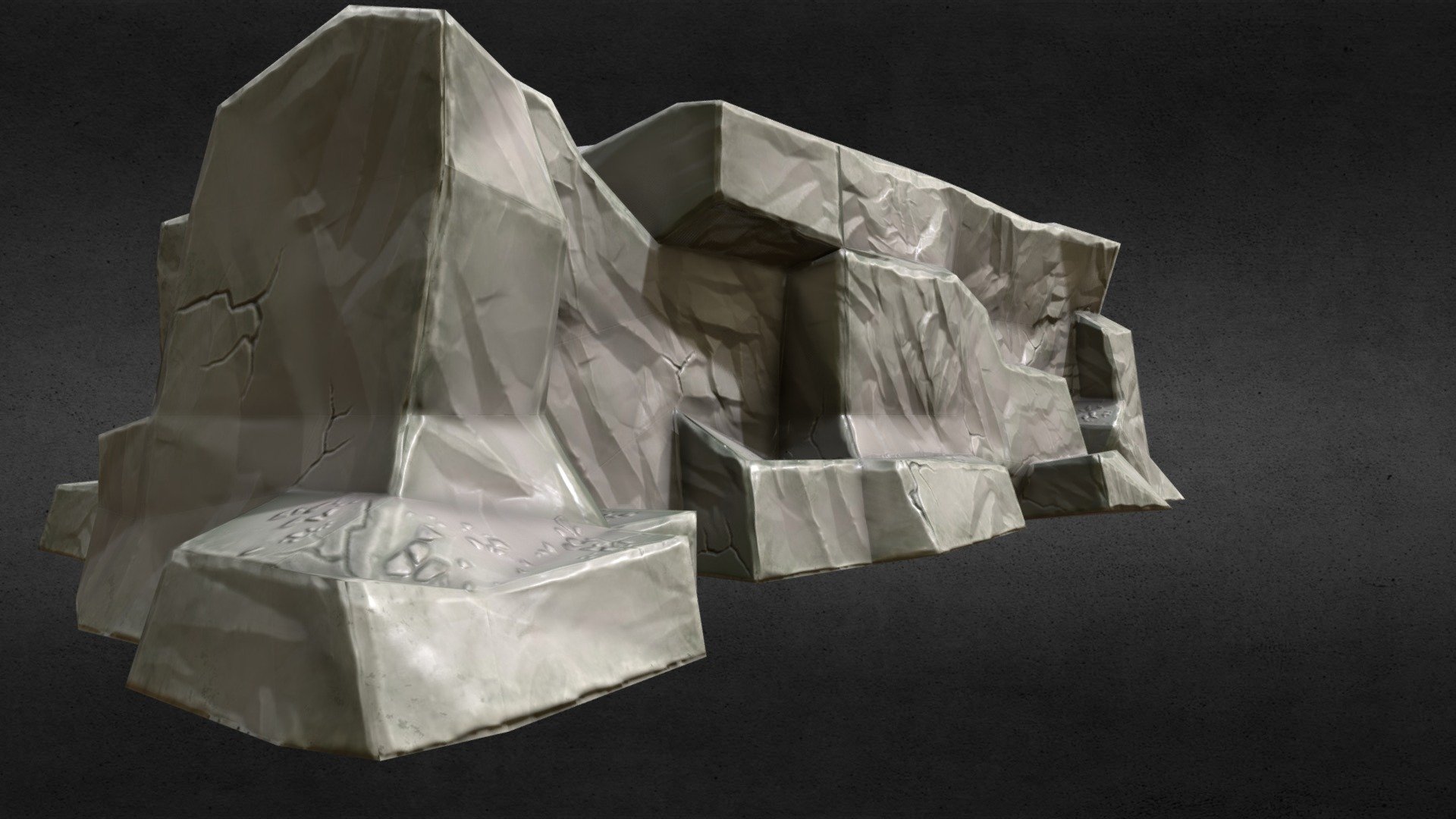 Cliff - 3D model by hasu123 [60ad513] - Sketchfab