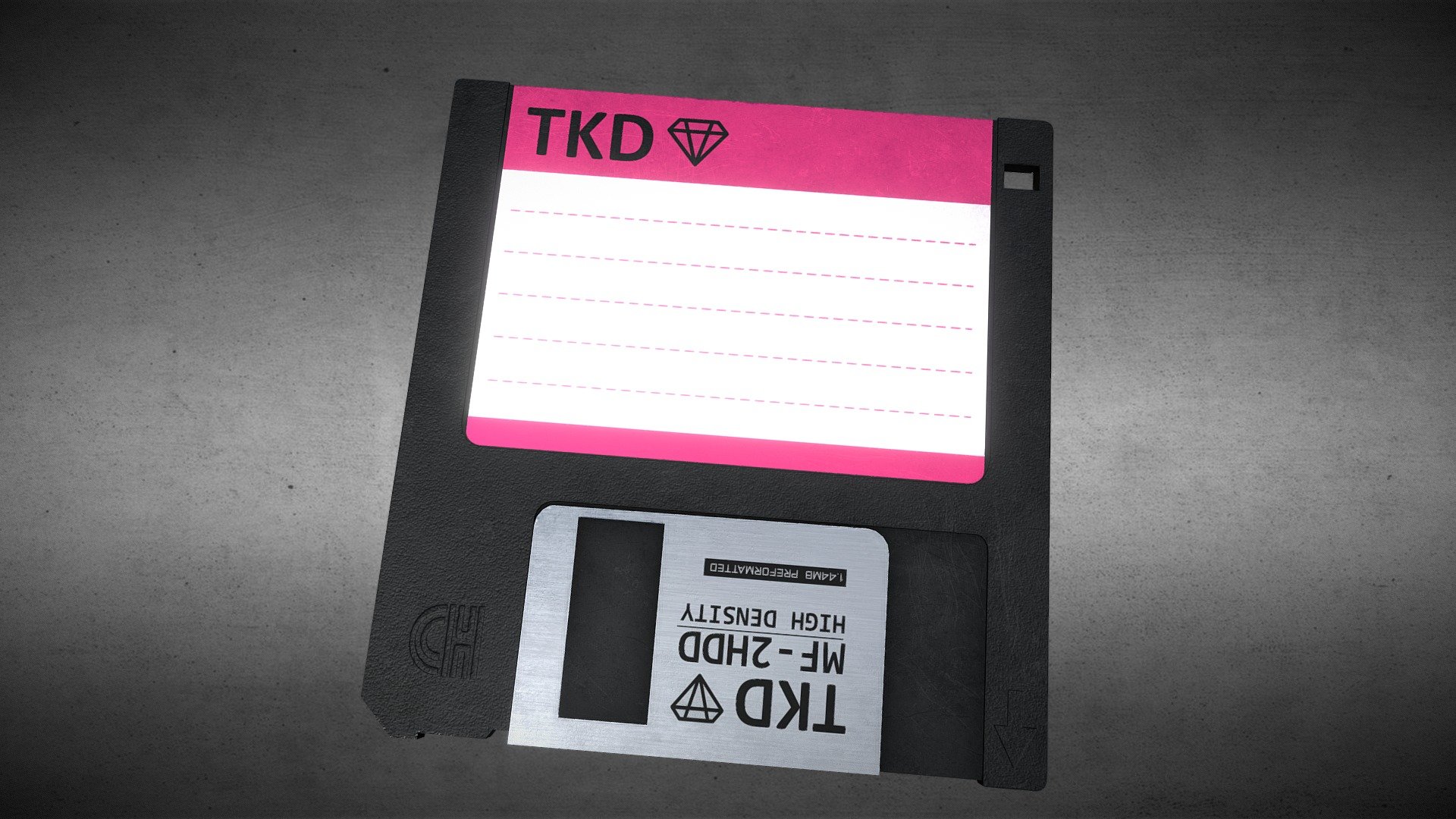 Retro Floppy Disc - Buy Royalty Free 3D model by Mad Octopus ...