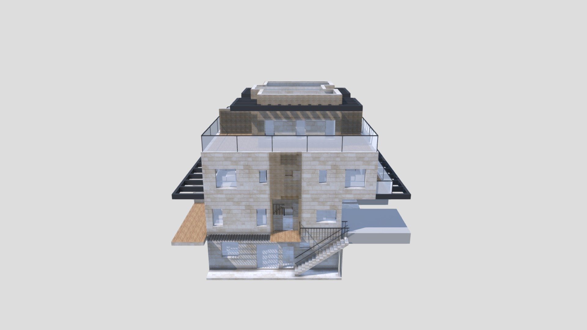 VILA GADERA - 3D model by StudioY.IO VISUALIZATION (@tomer1) [60aeea9 ...