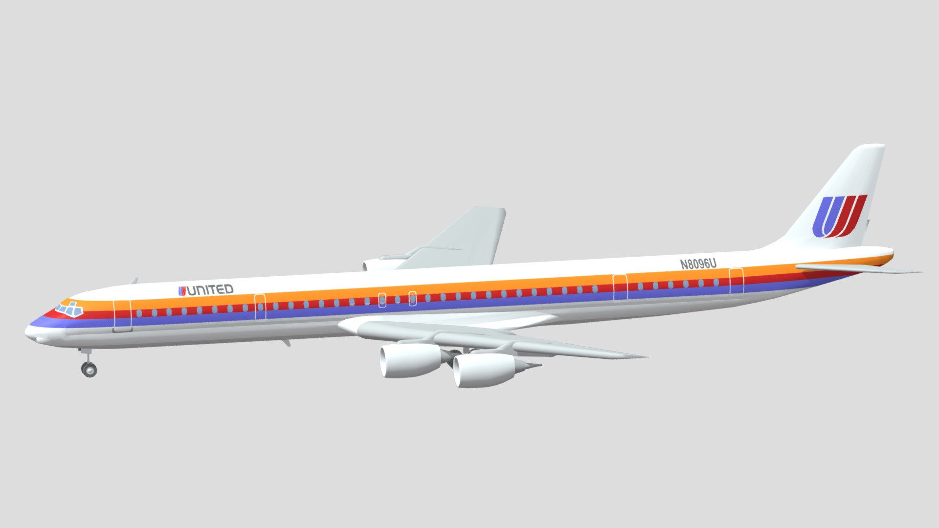 mcdonnell douglas dc-8 - Download Free 3D model by 1883 [60b136b ...
