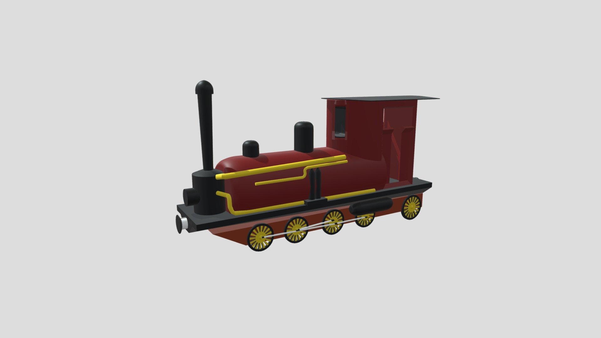 train red - 3D model by salimamo193 [60b199c] - Sketchfab
