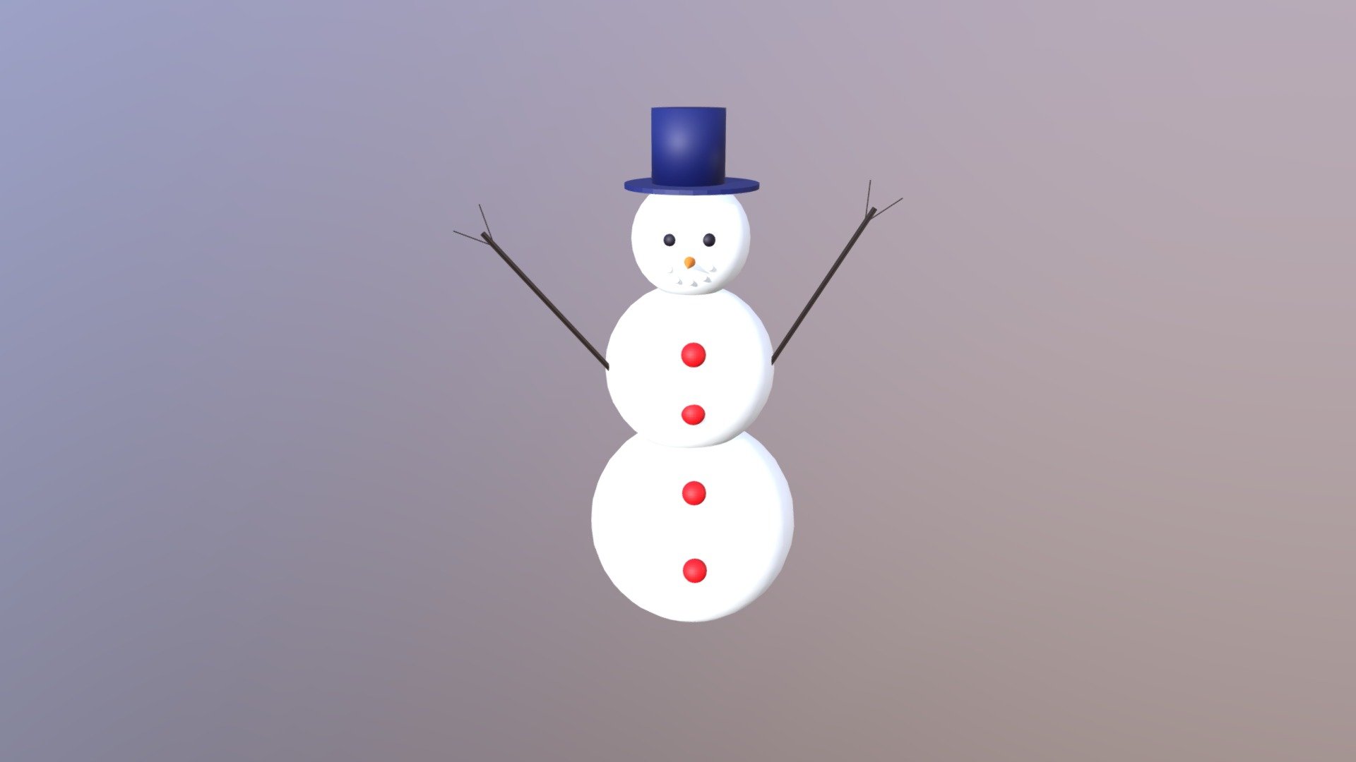 SnowMan - 3D model by AbdulrhmanM [60b1eb1] - Sketchfab