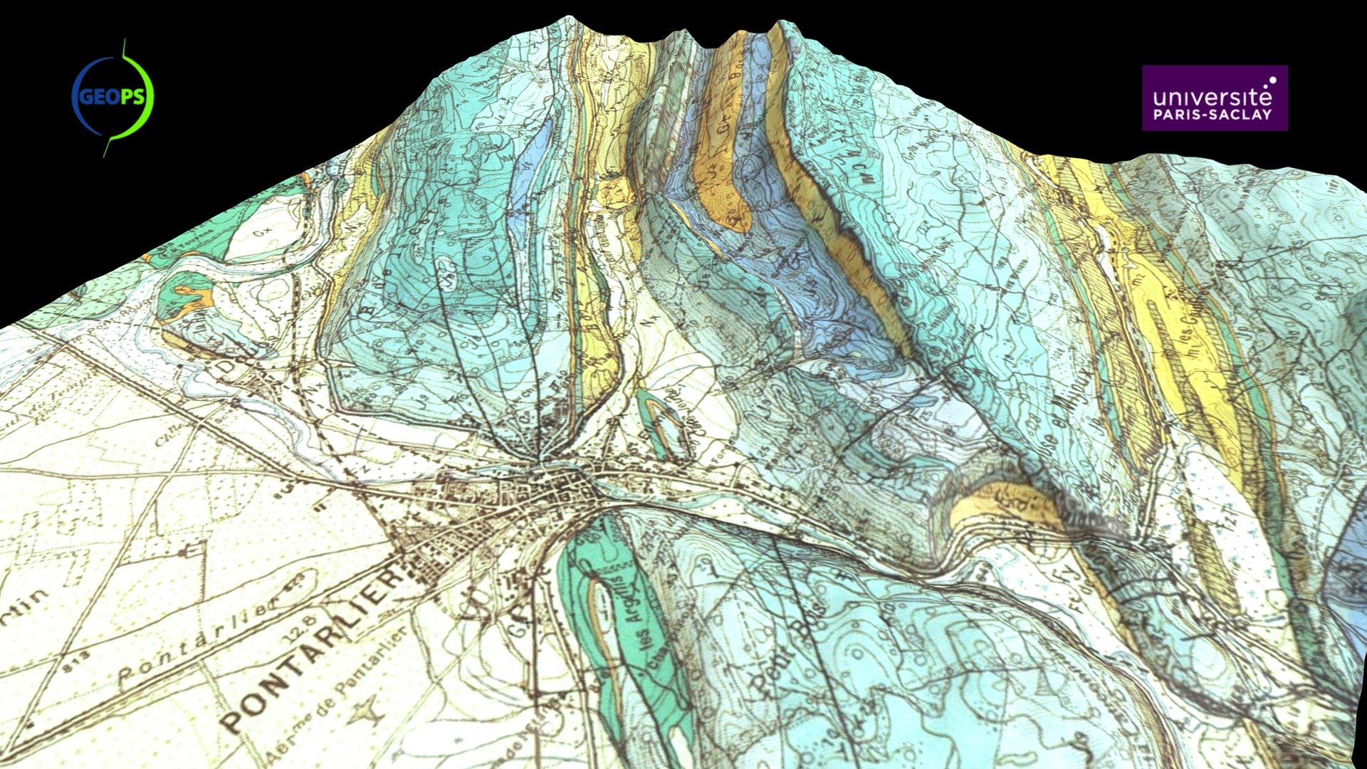 Pontarlier - CP 25300 - 3D model by GEOPS U-Paris-Saclay (@gouravour ...
