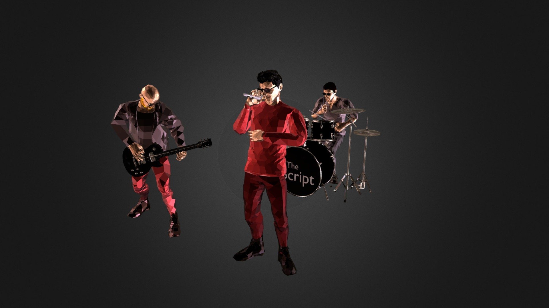 Music Band - Download Free 3D model by Vadim Ignatiev (@jamesobrien ...