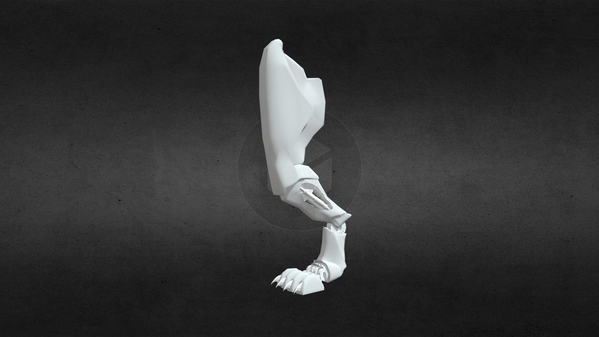 Animal Leg 2 - Download Free 3D model by Judith Verdonck (@FrostFireFox ...