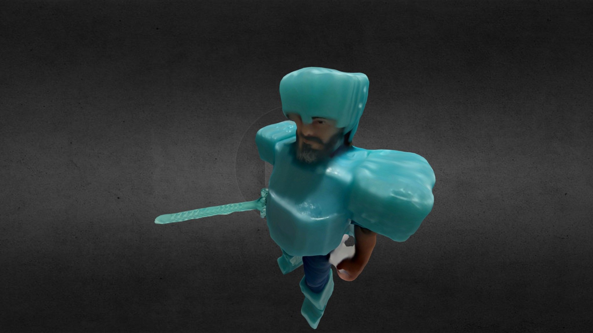 Steve figure with sword - Download Free 3D model by ~_WatDatThin_ ...