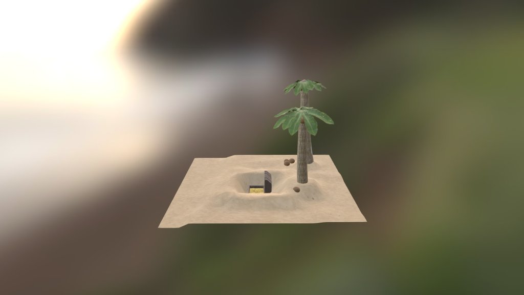 Hidden Treasure - 3D model by grymthepirate [60b6f89] - Sketchfab