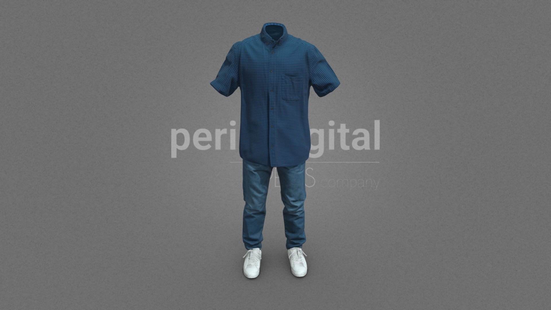 Daily Clothing Series - Dark Blue - Buy Royalty Free 3D model by Peris ...