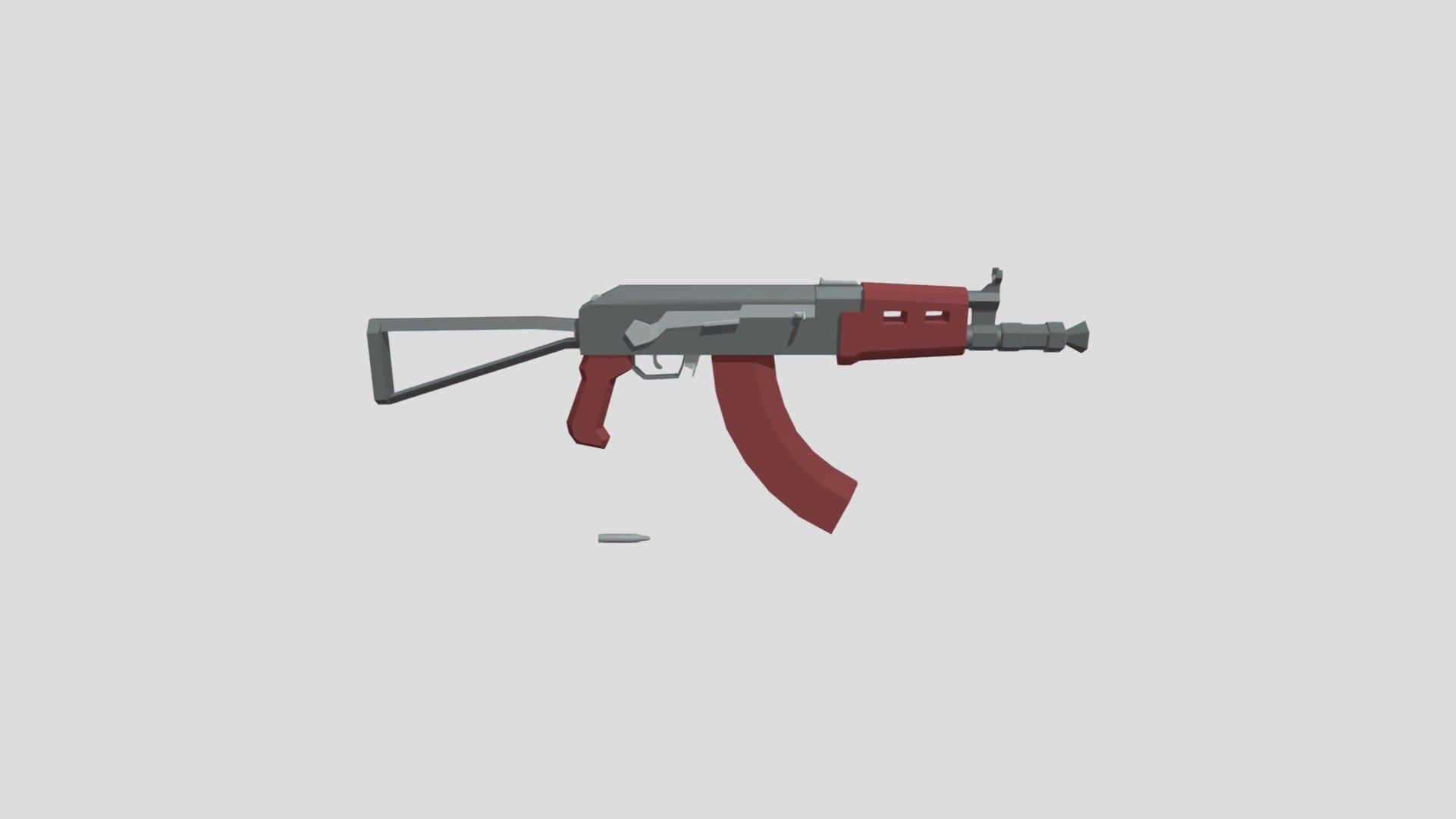Shorty ak - Download Free 3D model by polushko (@polaevvlad) [60ba4eb ...