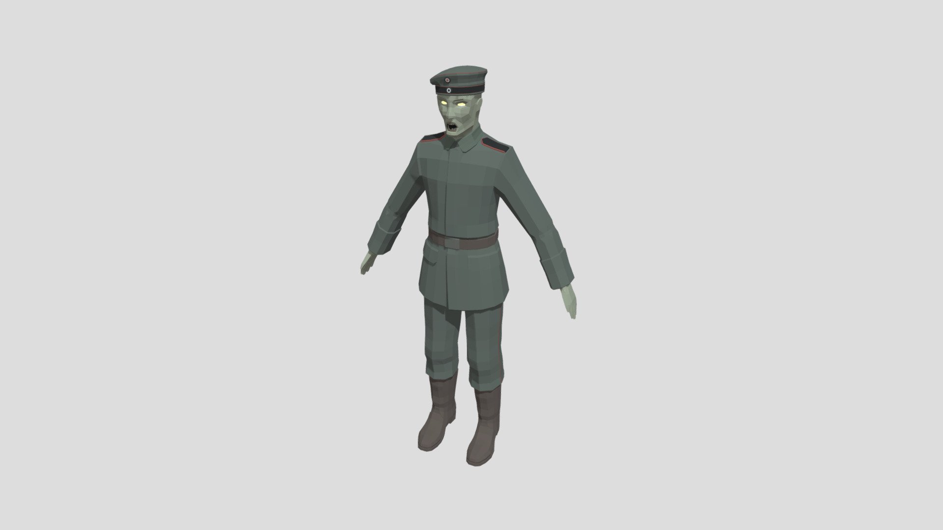 Zombie "runner" variant - 3D model by StorMigInte [60ba747] - Sketchfab