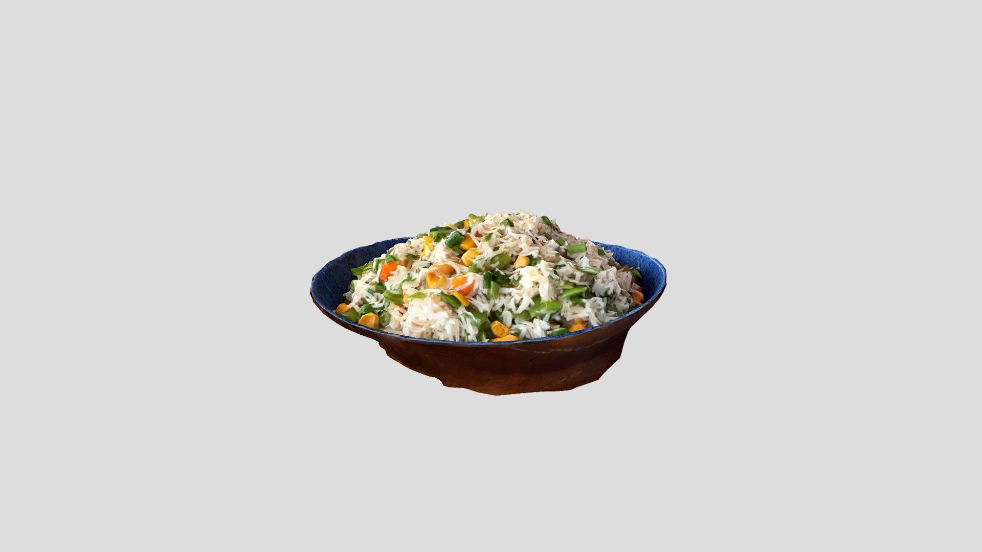 Wok Tossed Fried Rice-poly - Download Free 3D model by samuelomo ...