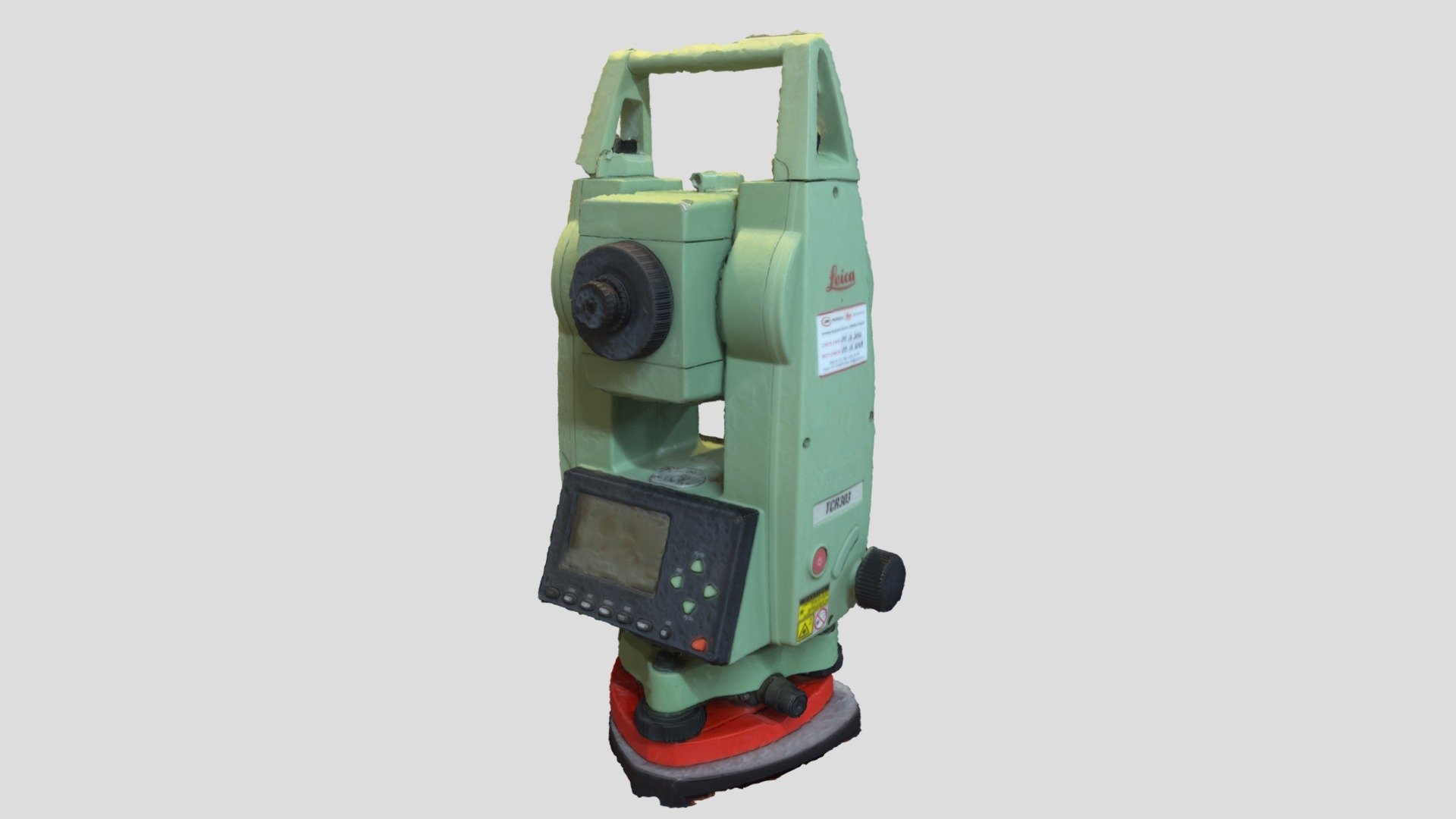 Leica TCR303 Surveying Total Station 3D model - Buy Royalty Free 3D ...