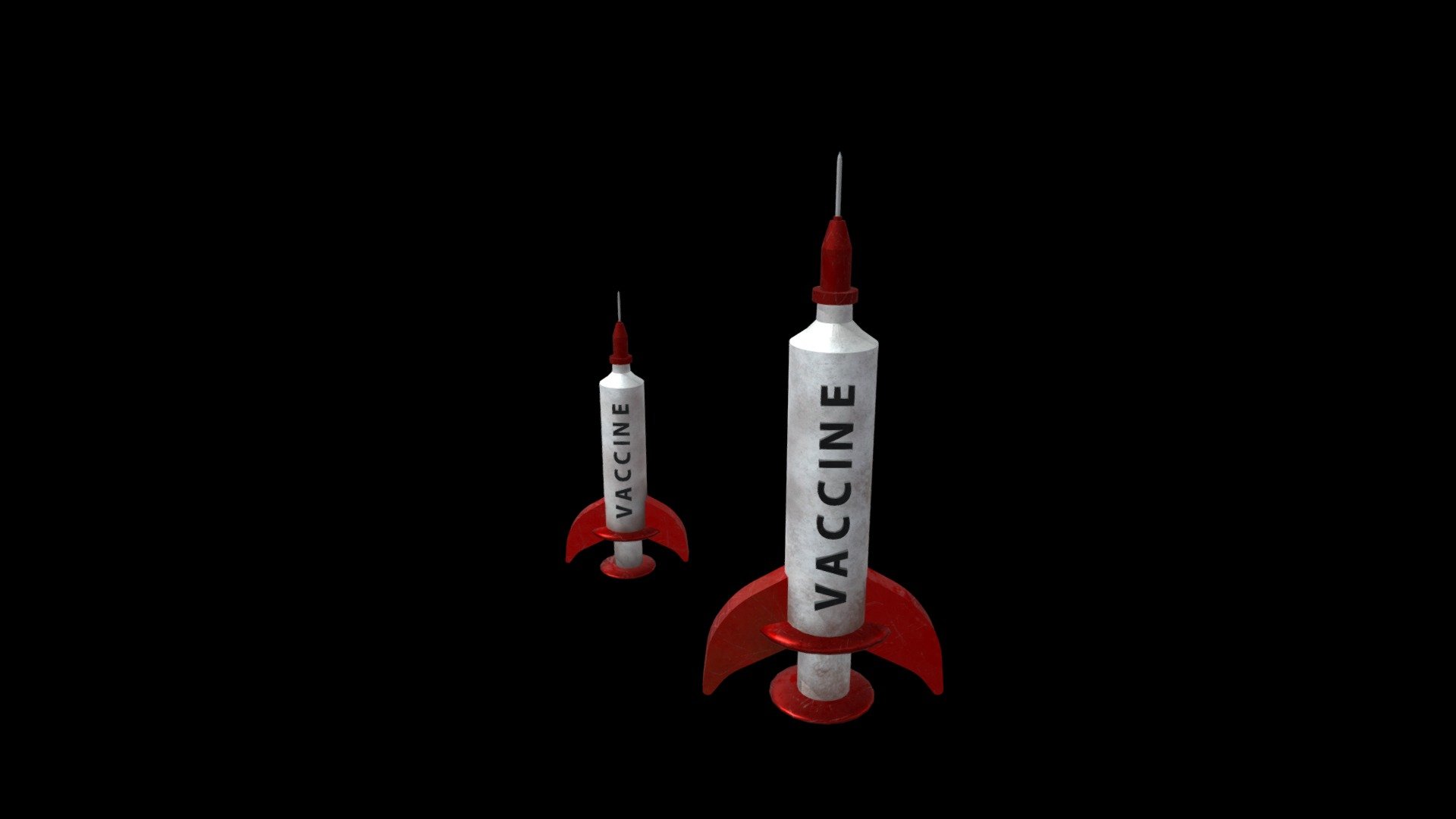Syringe Rockets - 3D model by HuiWen16 [60bef5a] - Sketchfab