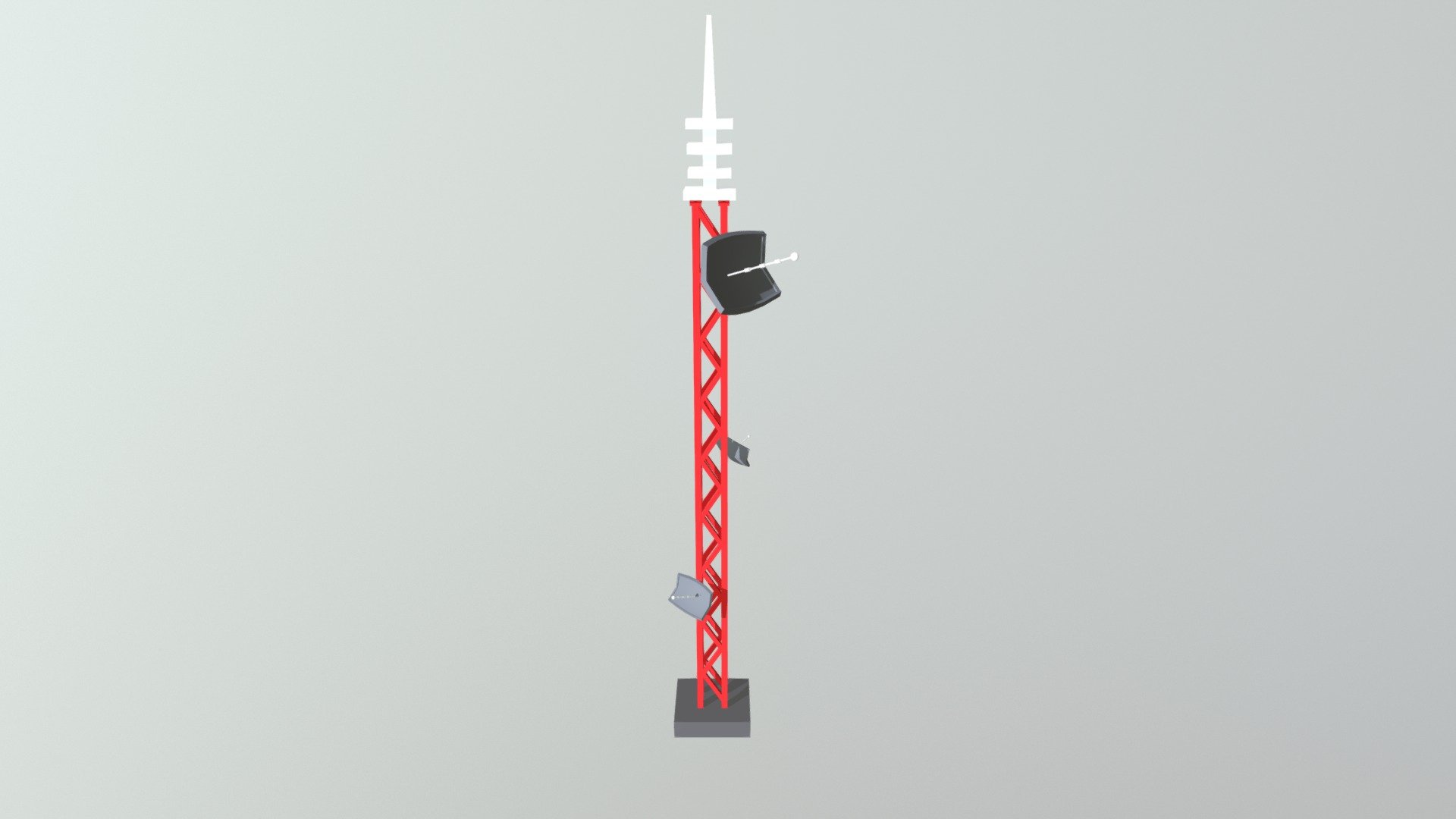 Radio Tower - 3D model by AgultoDesigns [60c22c7] - Sketchfab