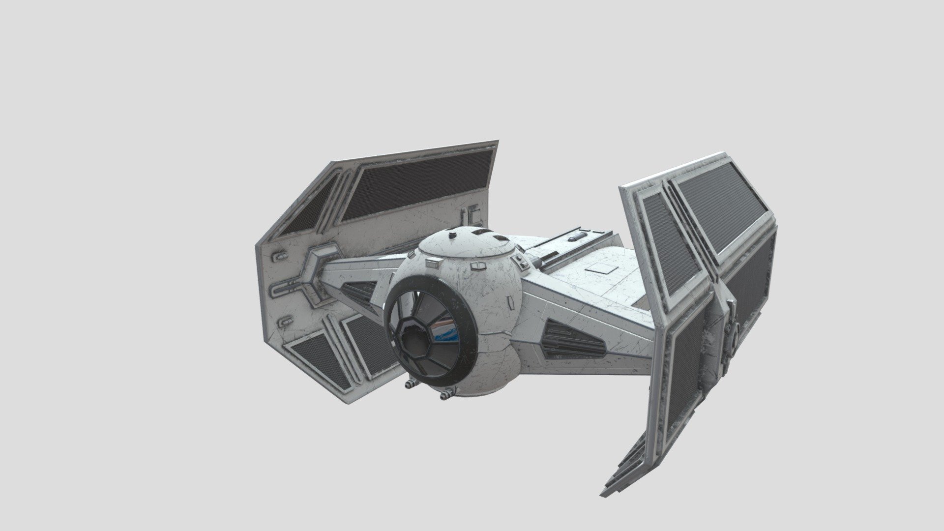 TIE Advanced x1 - 3D model by shisko97 [60c2c88] - Sketchfab