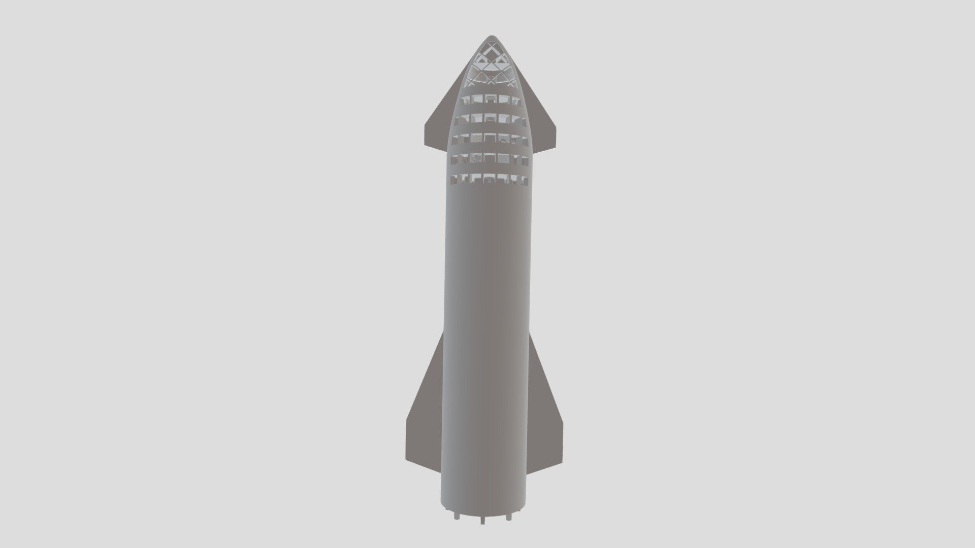 Starship - 3D model by pc007 [60c381a] - Sketchfab